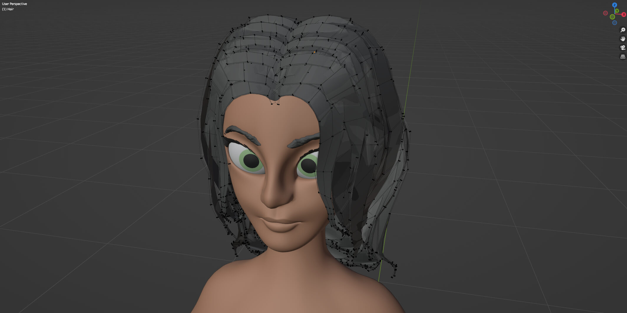 Beatriz Cartoon Woman - Free 3D Model by CM Studios