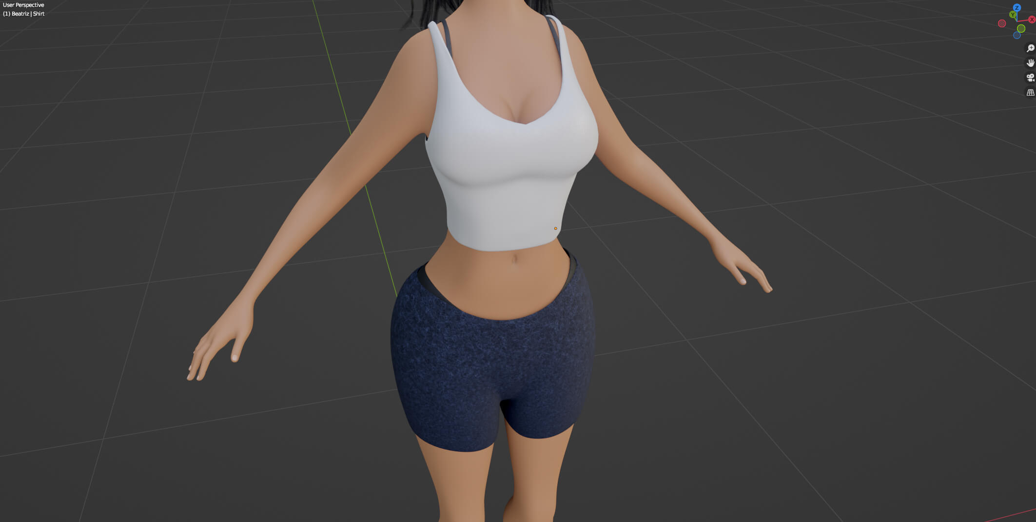 Beatriz Cartoon Woman - Free 3D Model by CM Studios