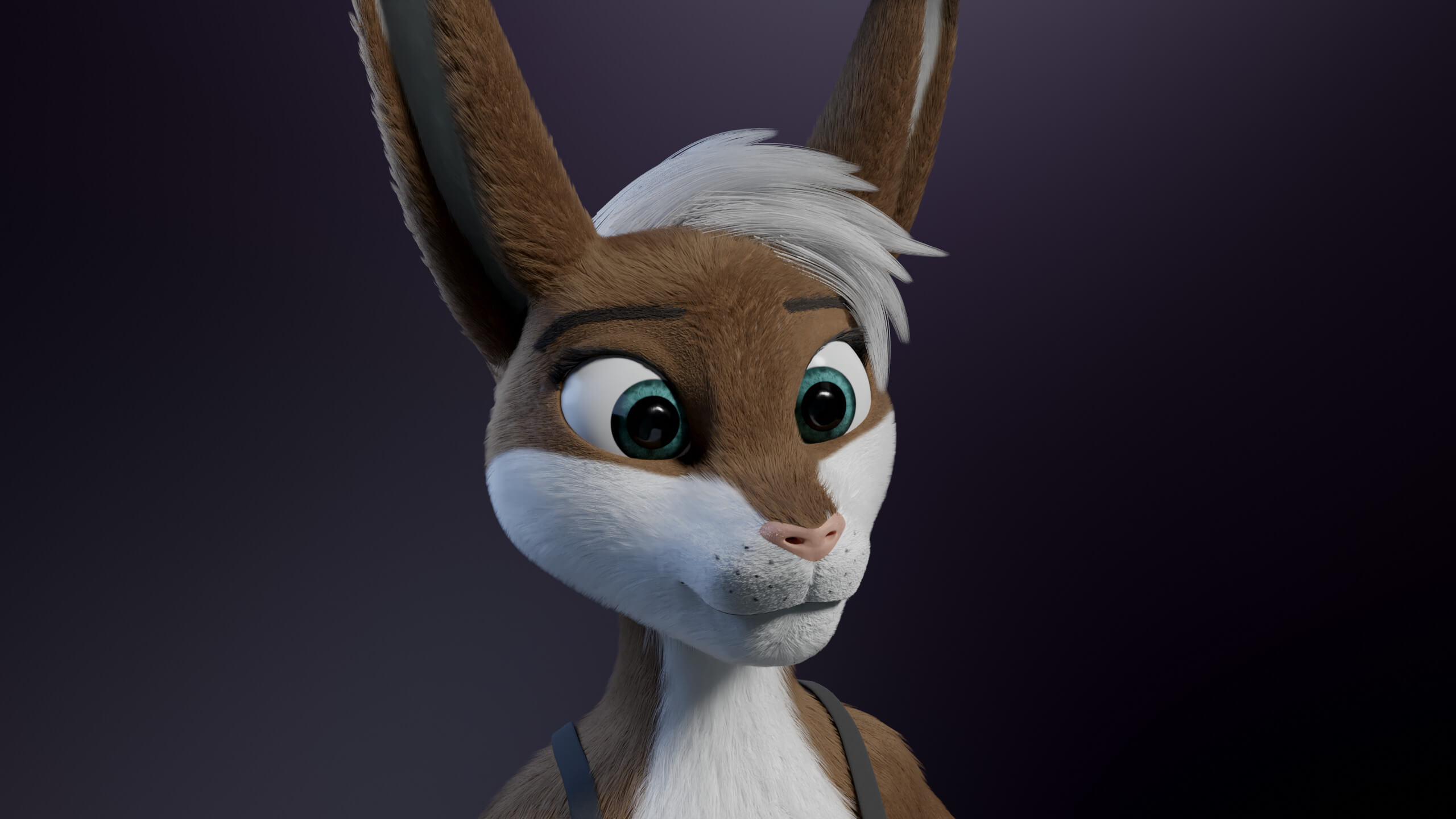 Carly Anthro Rabbit - 3D Model by CM Studios