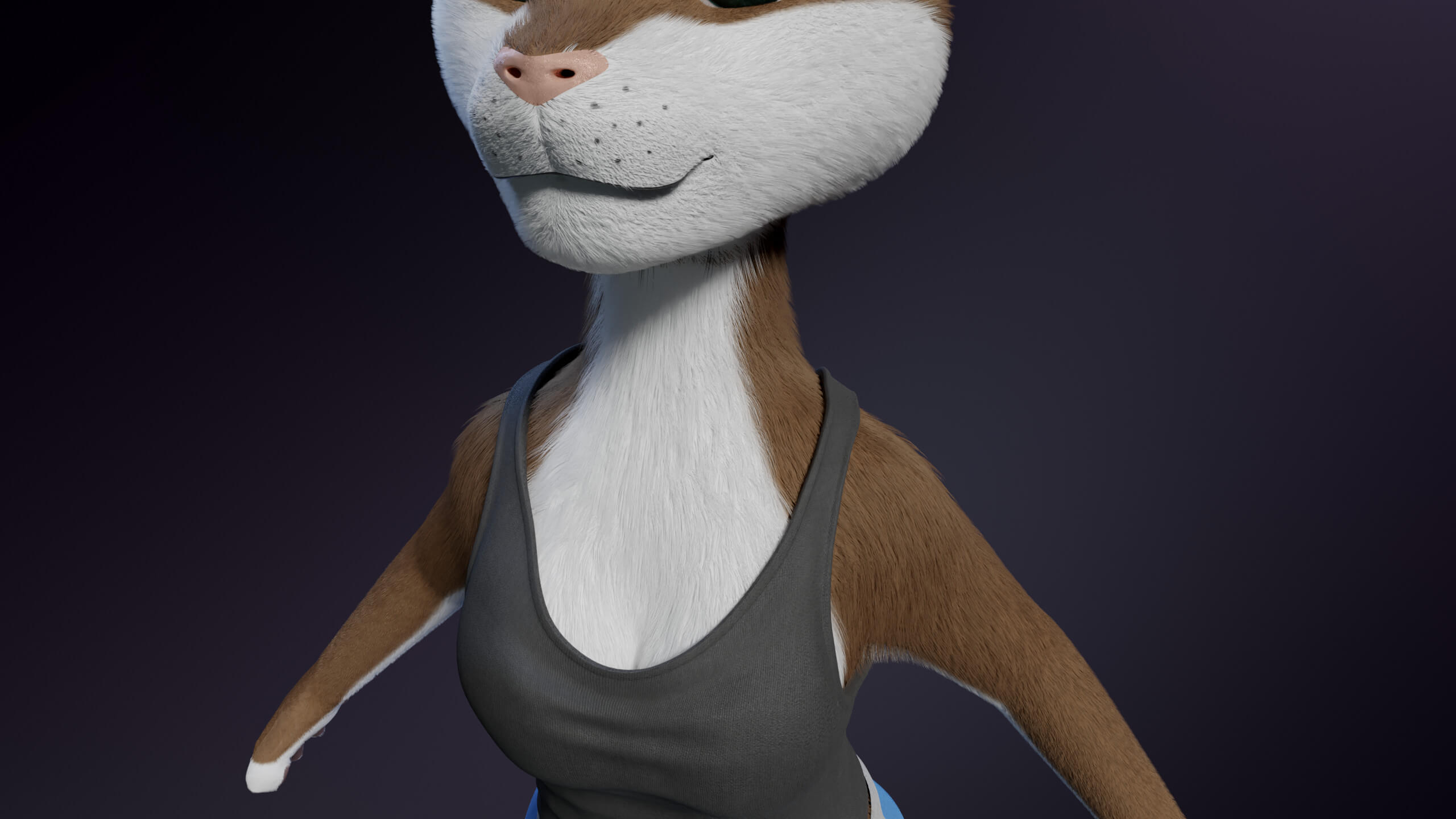 Carly Anthro Rabbit - 3D Model by CM Studios