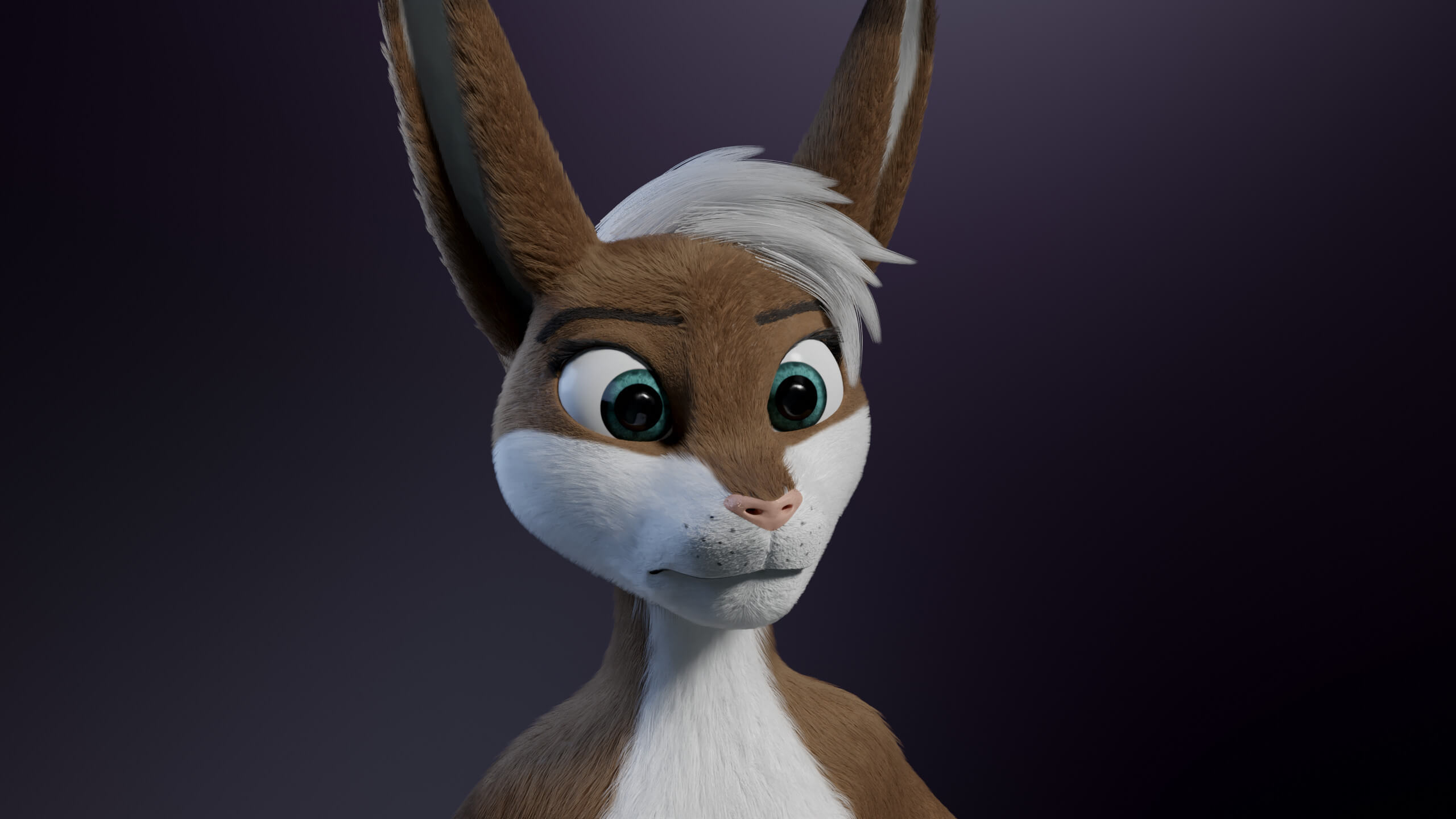 Carly Anthro Rabbit - 3D Model by CM Studios