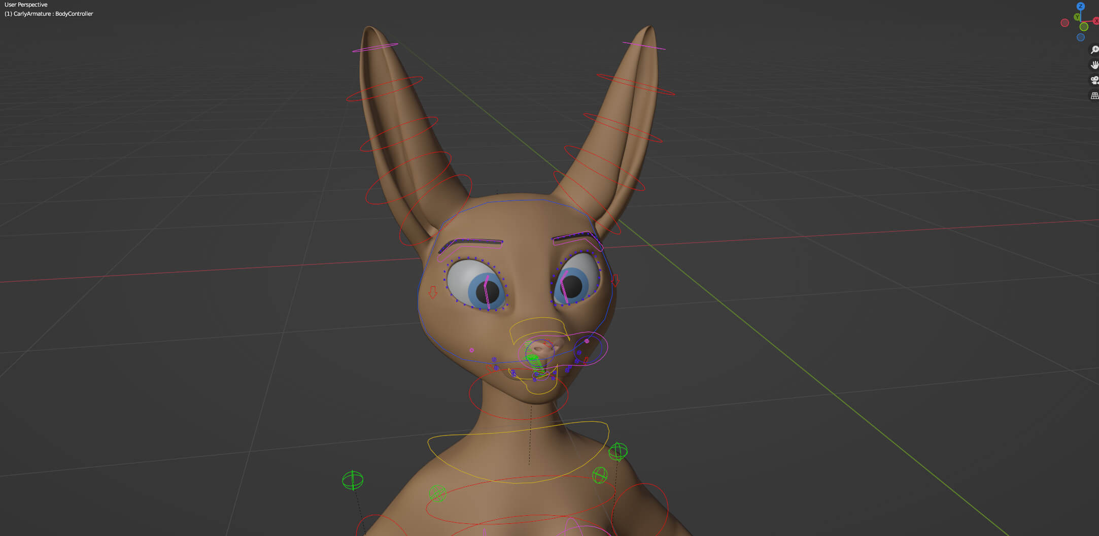 Carly Anthro Rabbit - 3D Model by CM Studios