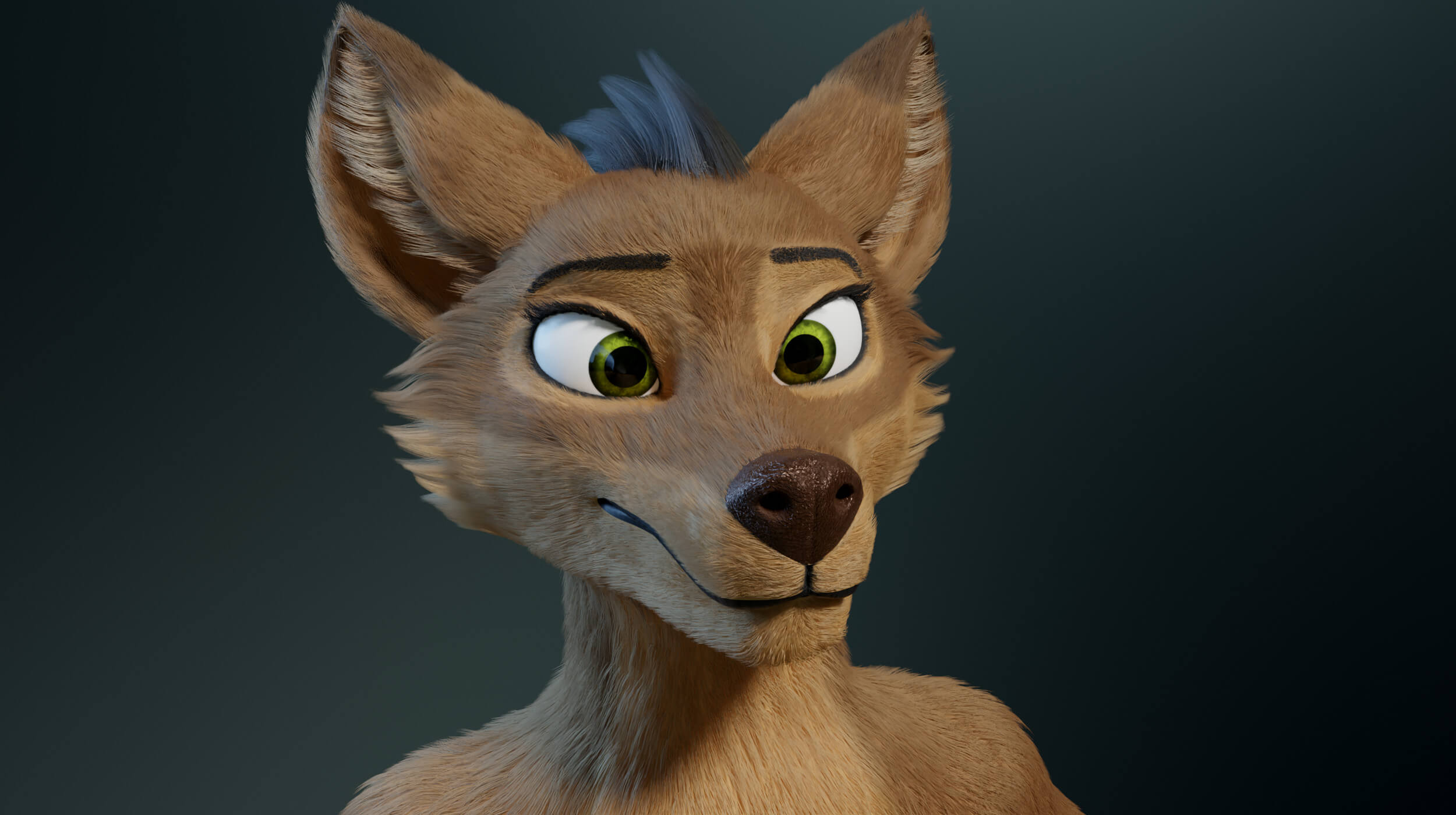 Cassandra Anthro Wolf - 3D Model by CM Studios