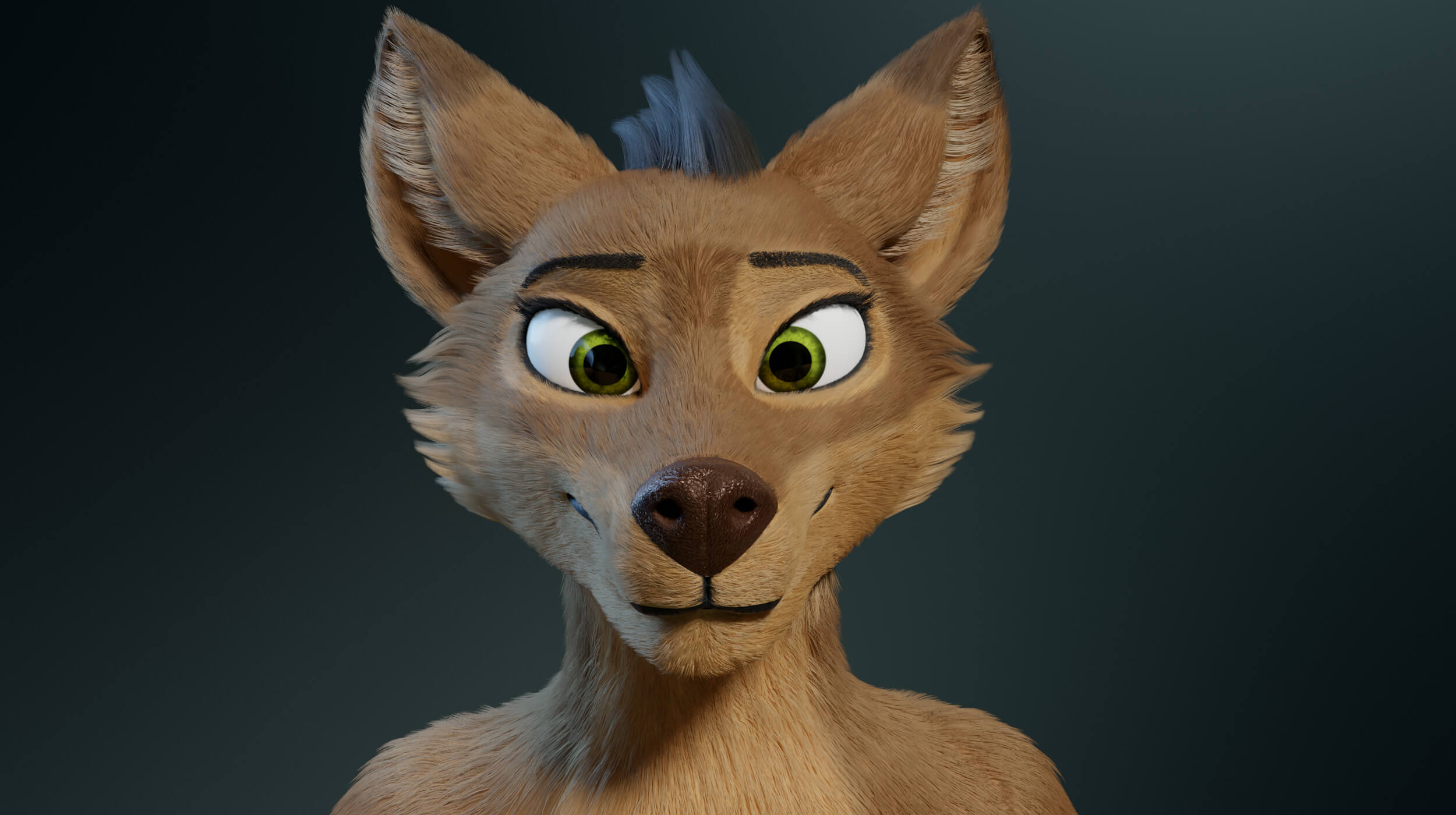 Cassandra Anthro Wolf - 3D Model by CM Studios