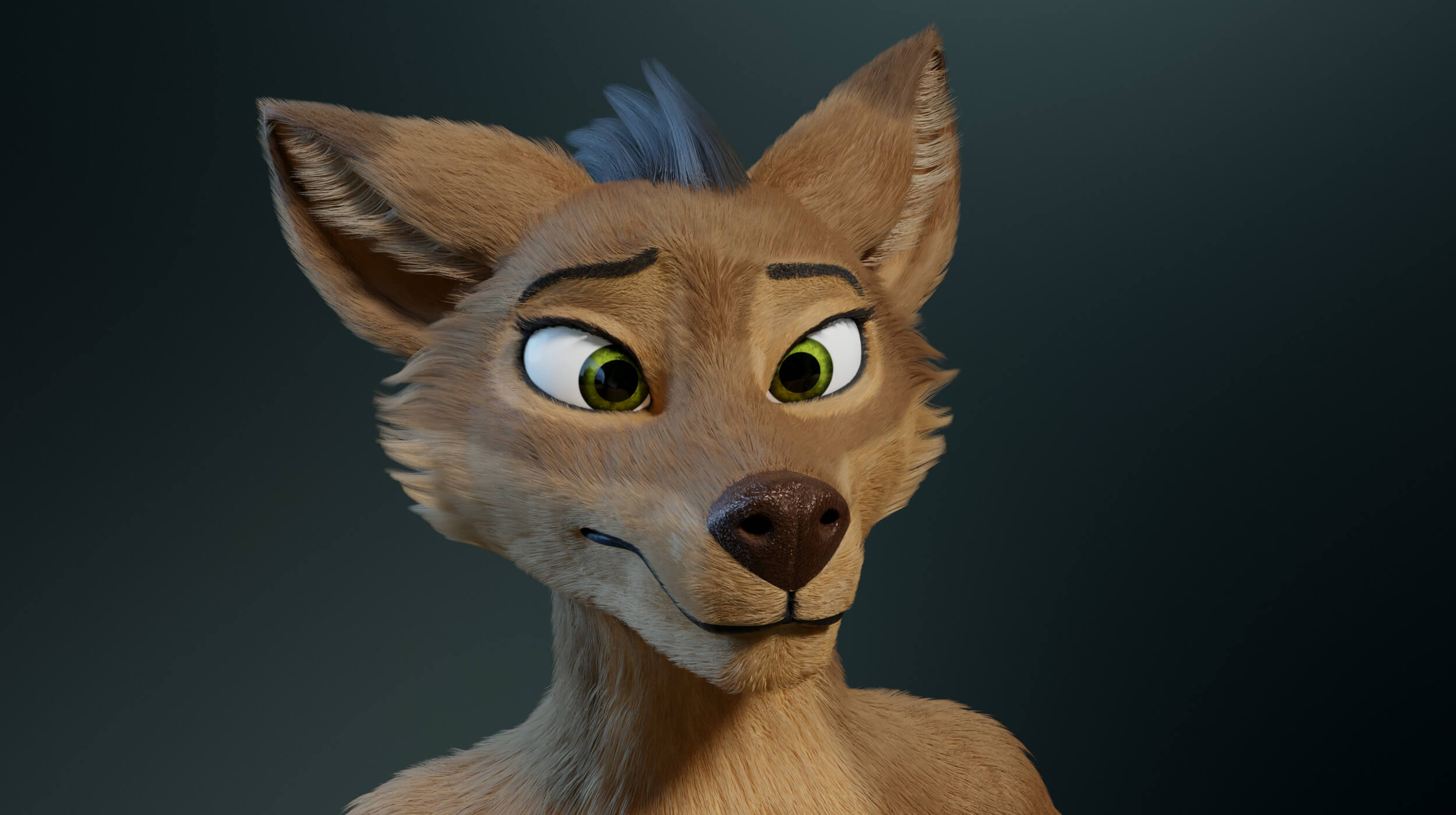 Cassandra Anthro Wolf - 3D Model by CM Studios