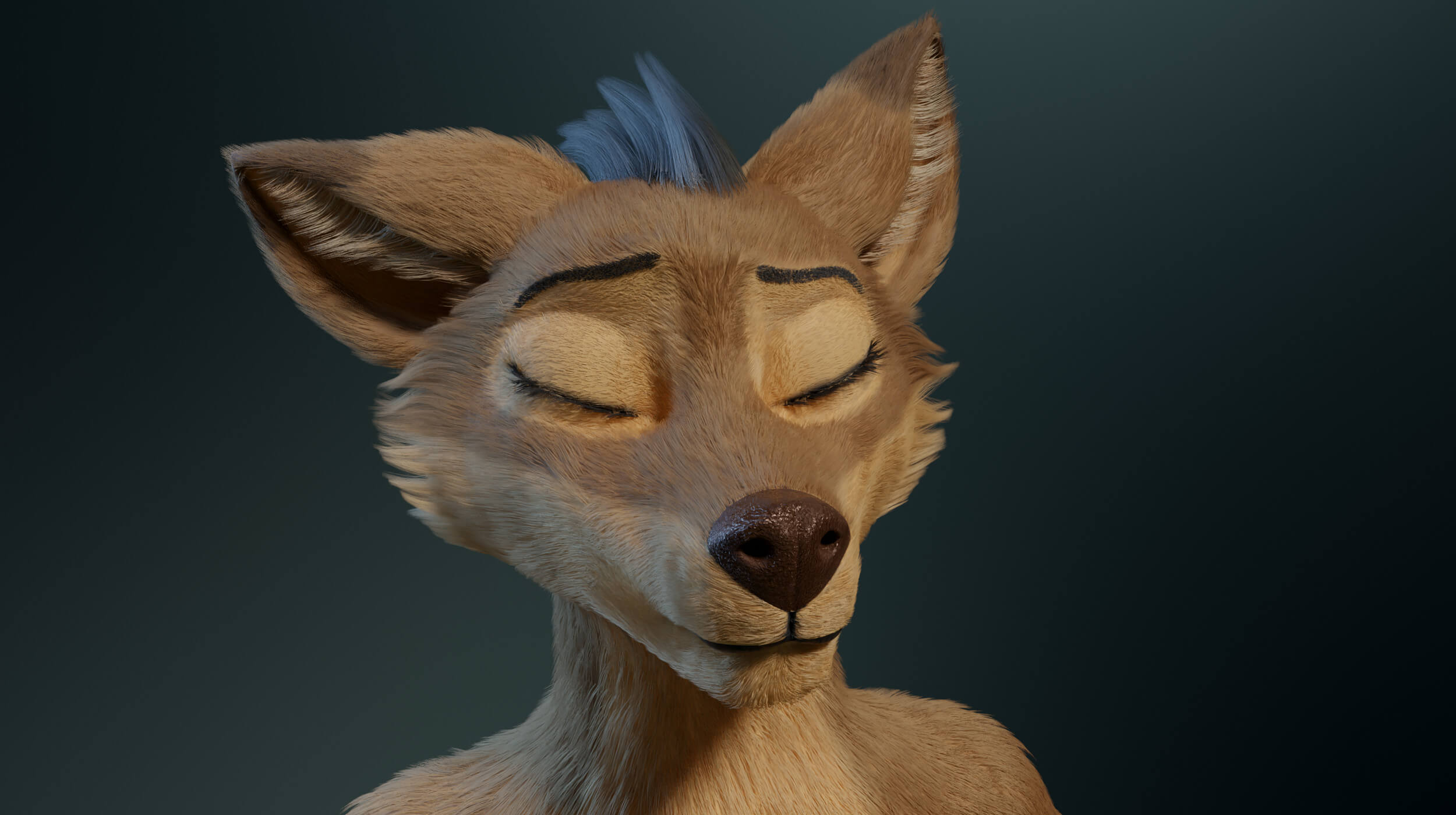 Cassandra Anthro Wolf - 3D Model by CM Studios
