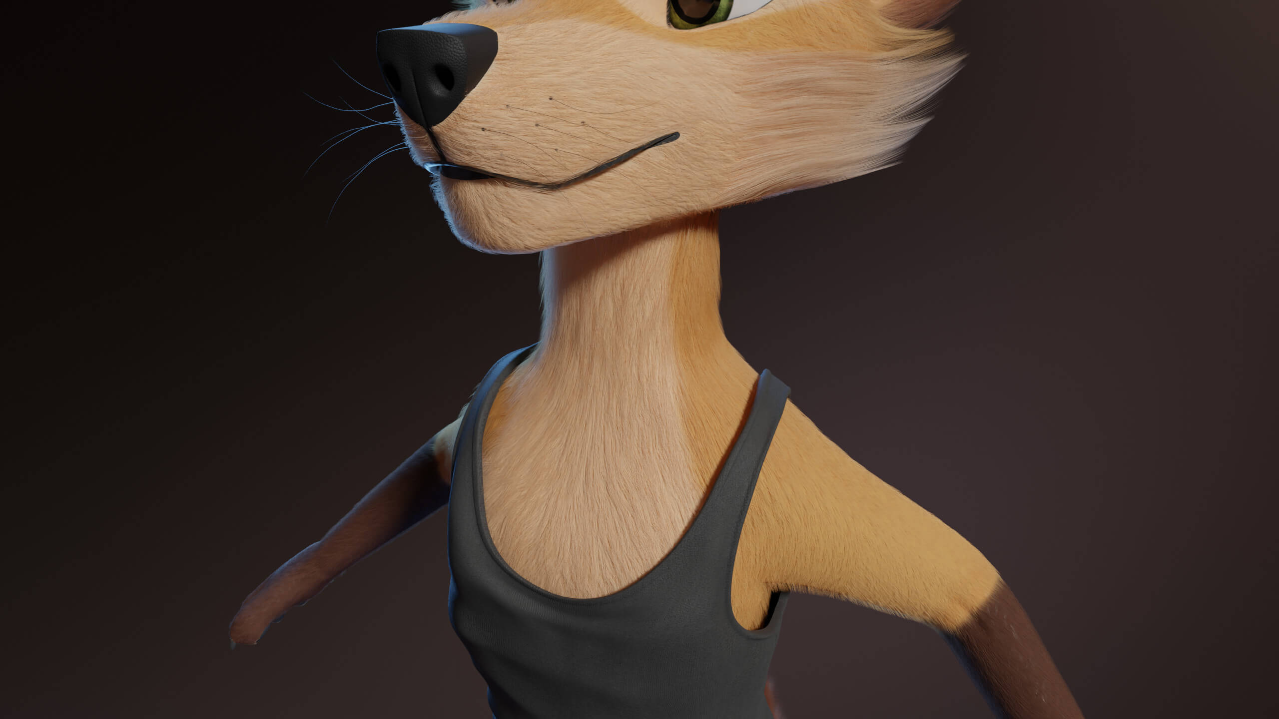 Catalina Anthro Fox - 3D Model by CM Studios