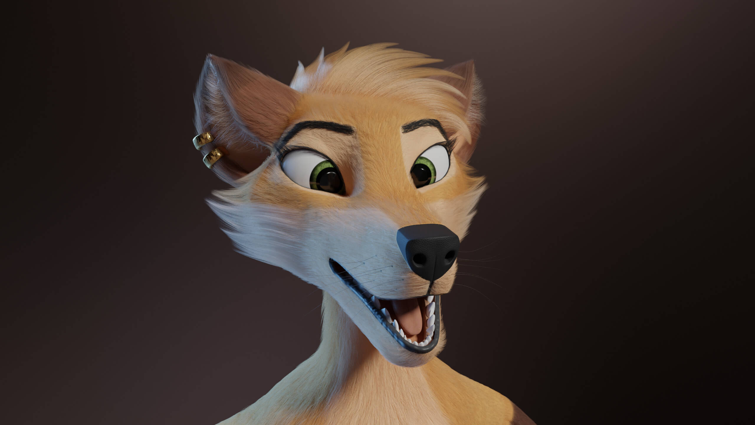 Catalina Anthro Fox - 3D Model by CM Studios