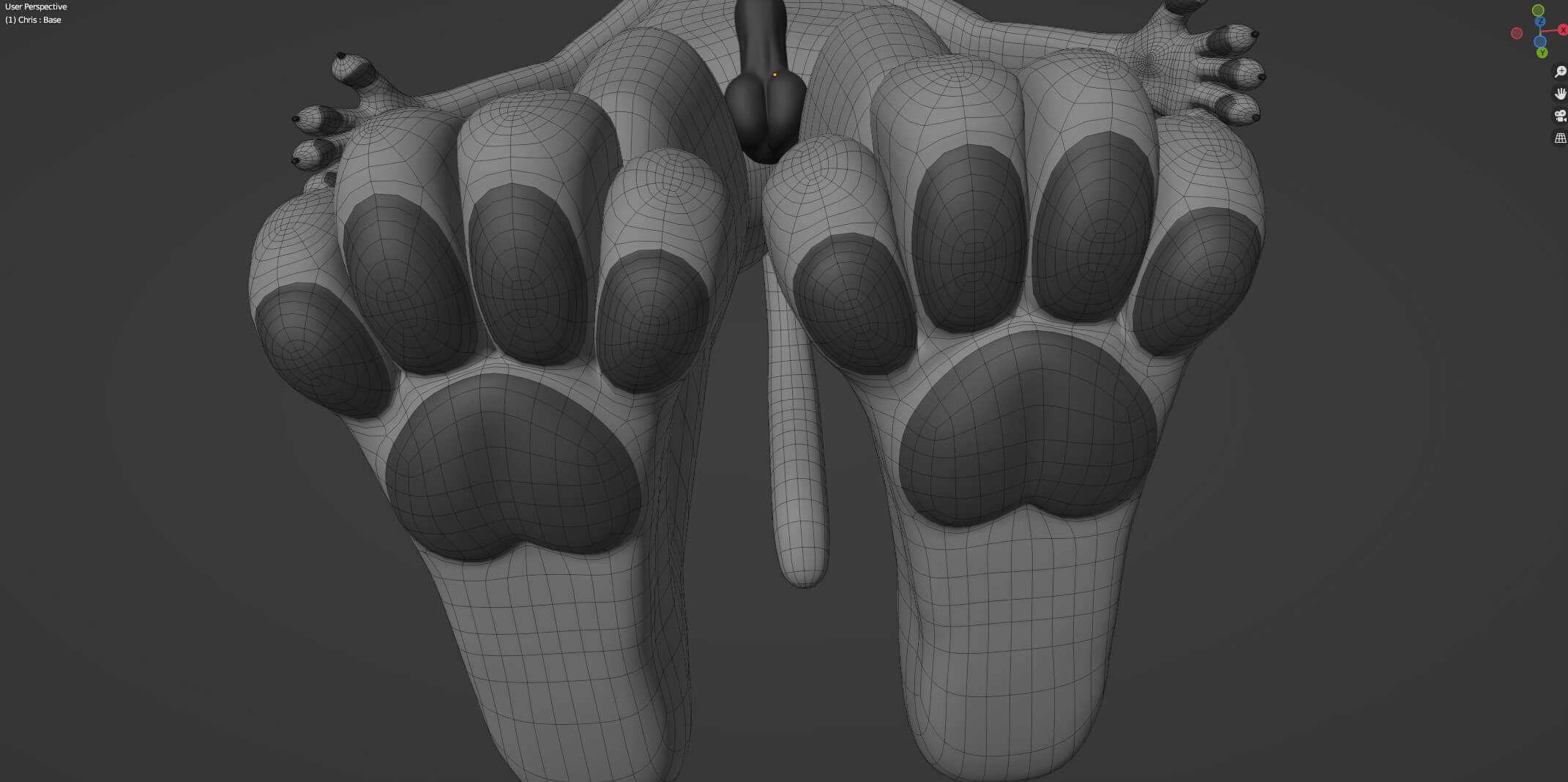 Chris Anthro Wolf - 3D Model by CM Studios