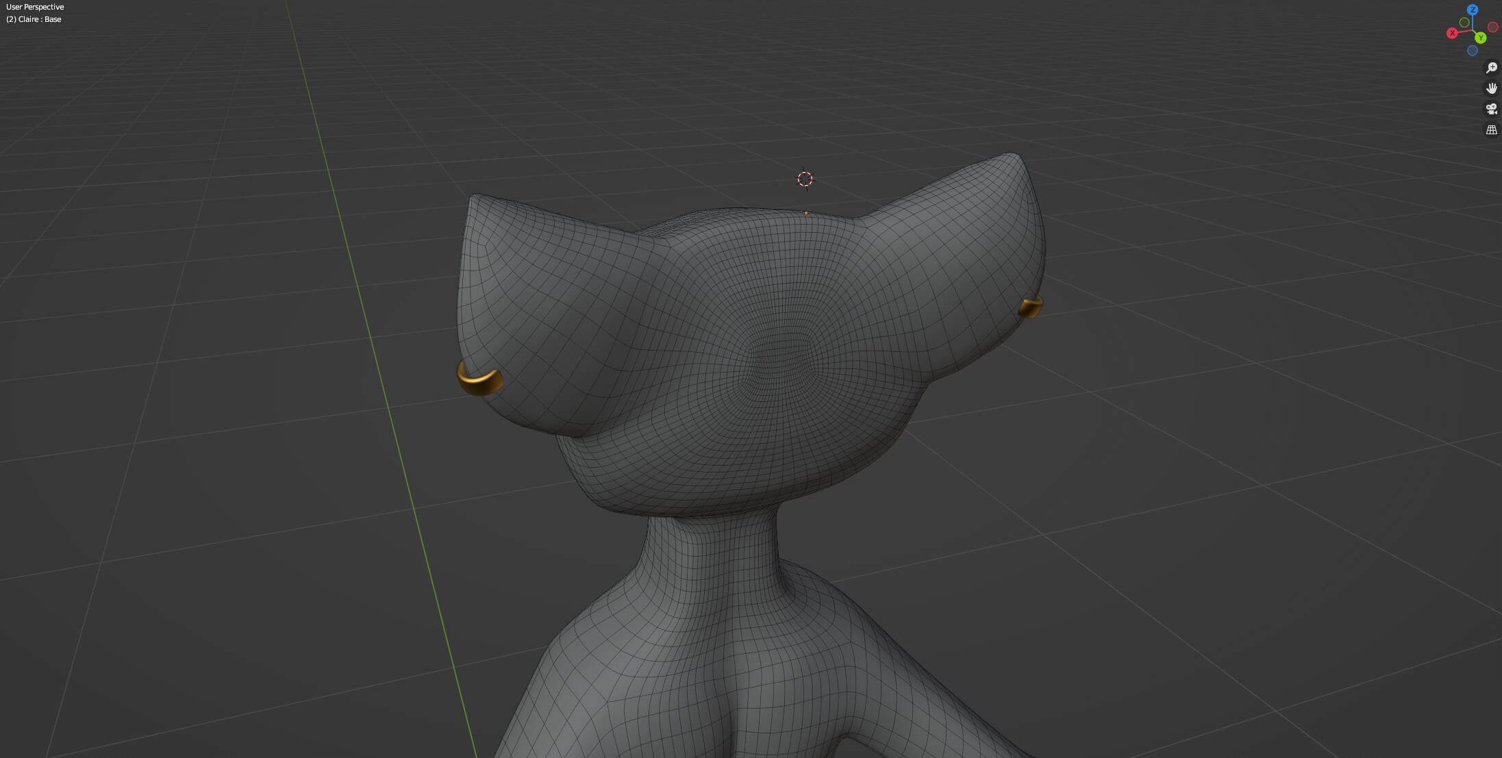 Claire Anthro Wolf - 3D Model by CM Studios