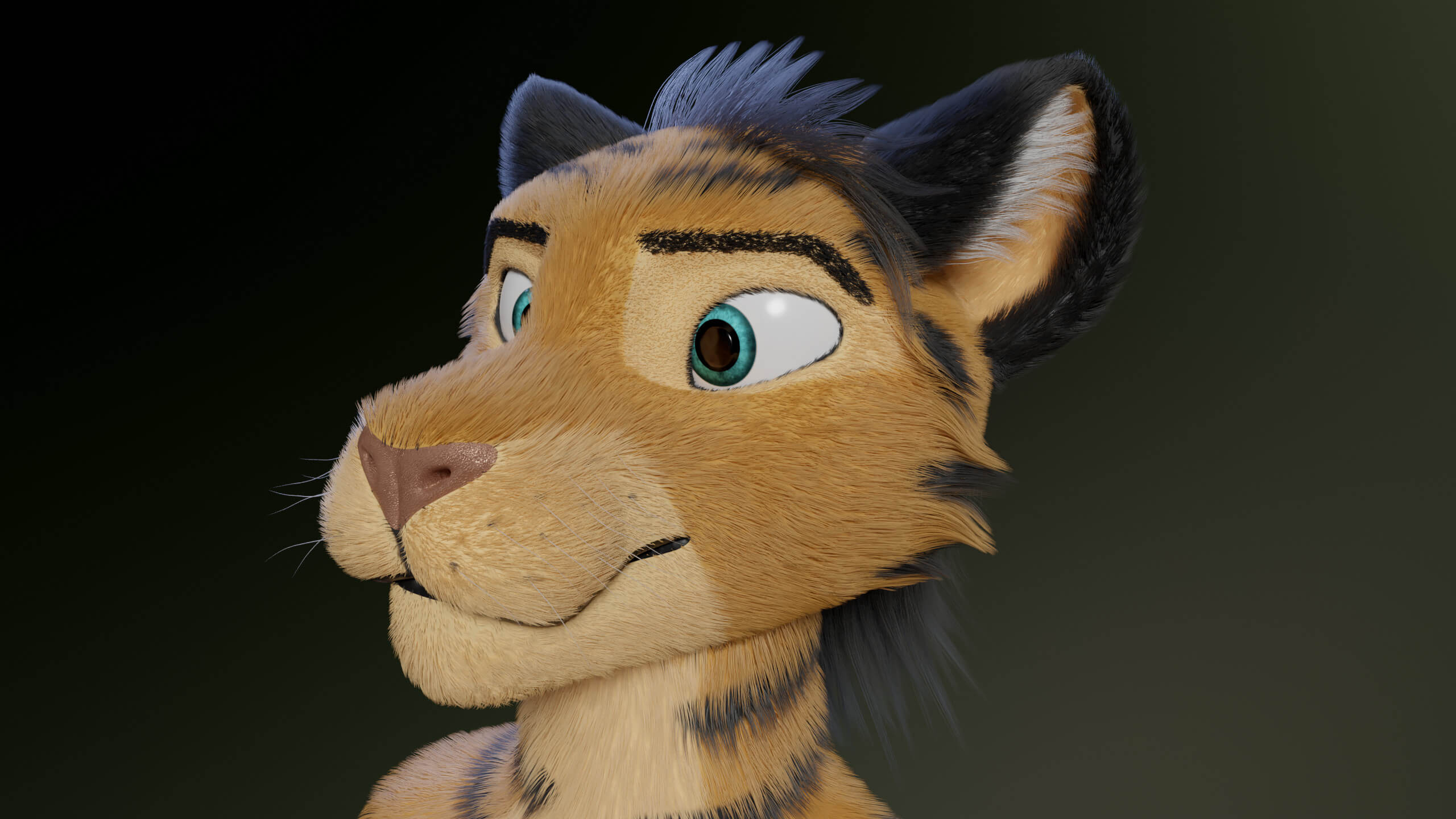 Deimos Anthro Tiger - 3D Model by CM Studios