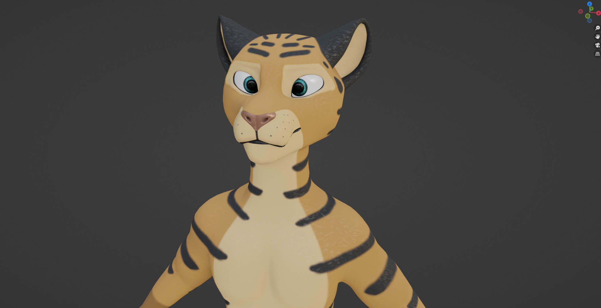 Deimos Anthro Tiger - 3D Model by CM Studios