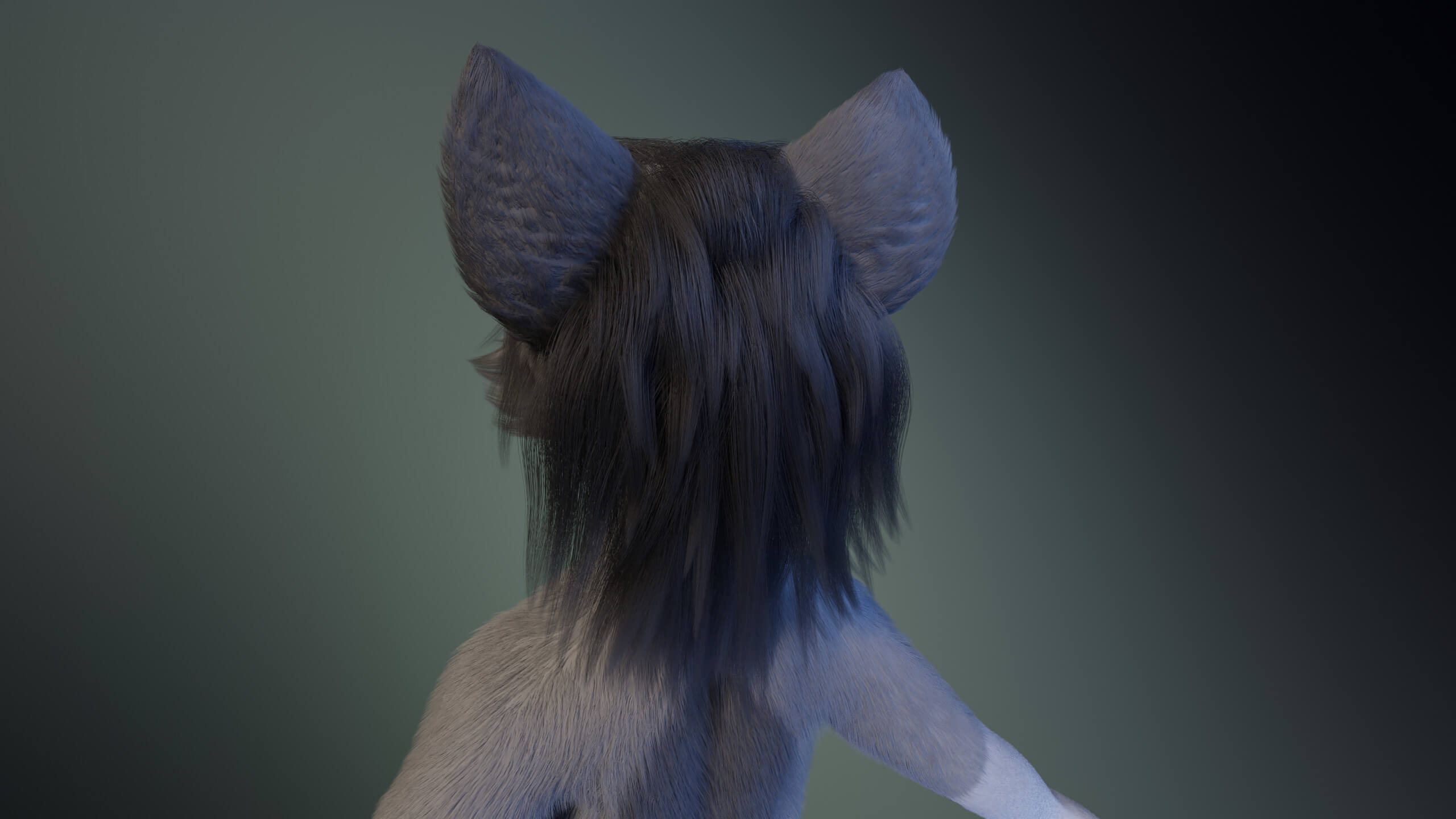Eva Anthro Wolf - 3D Model by CM Studios