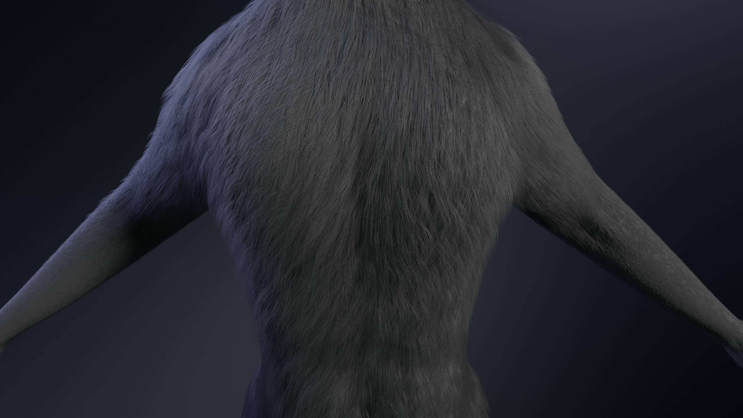 Fenrir Anthro Wolf - 3D Model by CM Studios