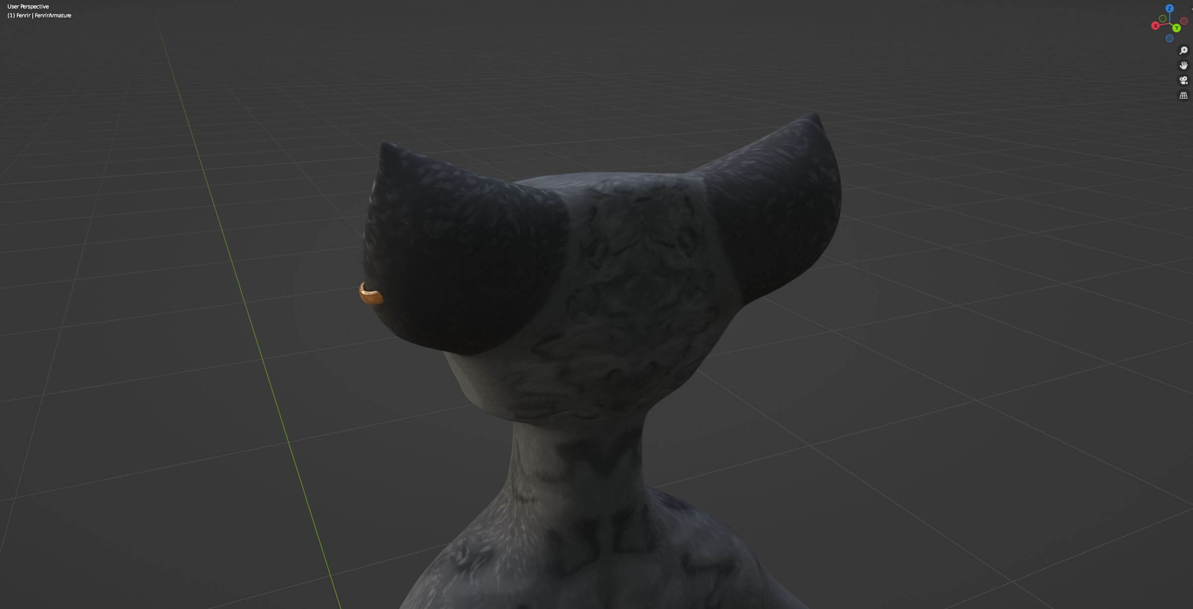 Fenrir Anthro Wolf - 3D Model by CM Studios