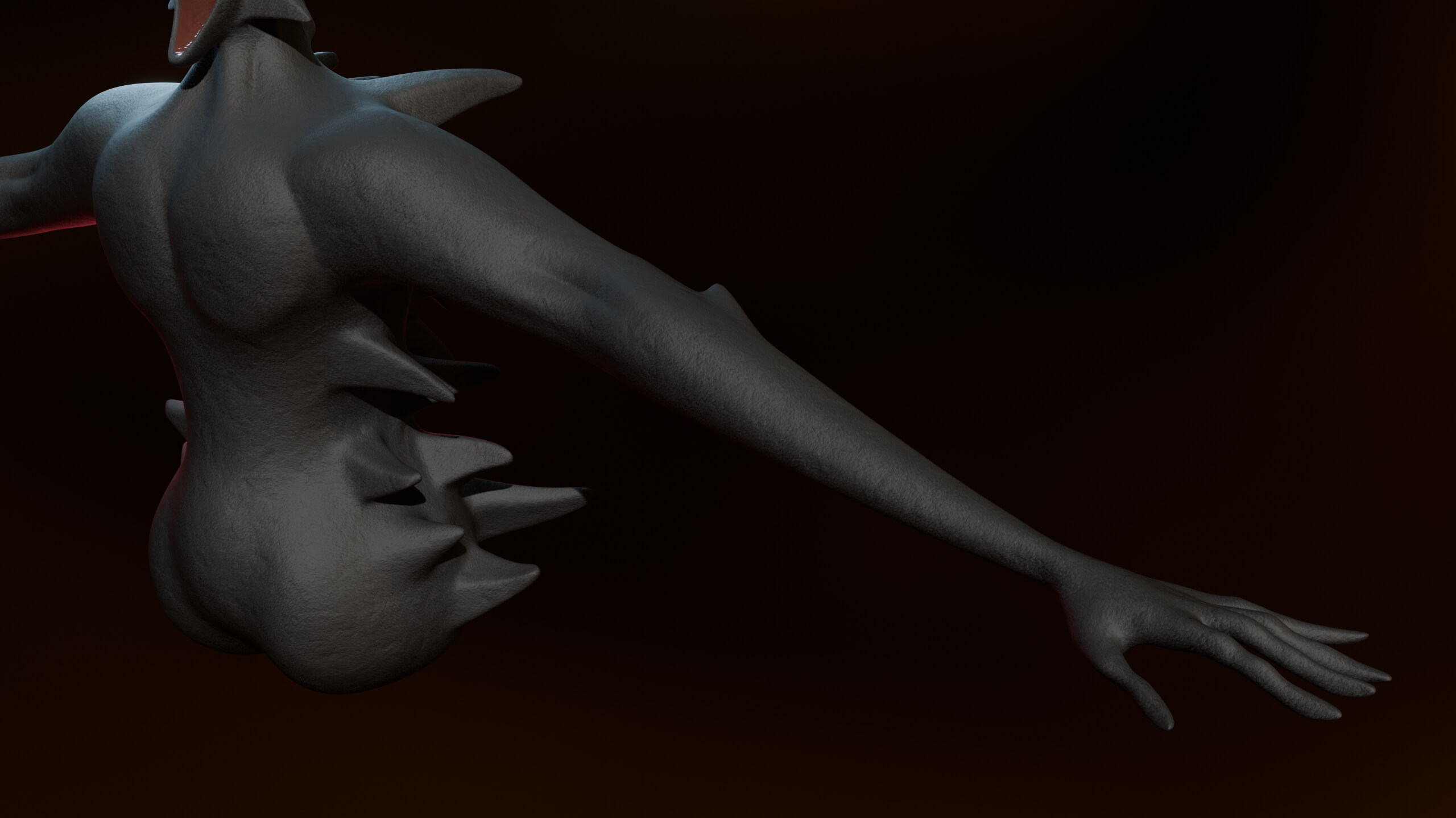 Giant Cursed Slender Entity - 3D Model by CM Studios