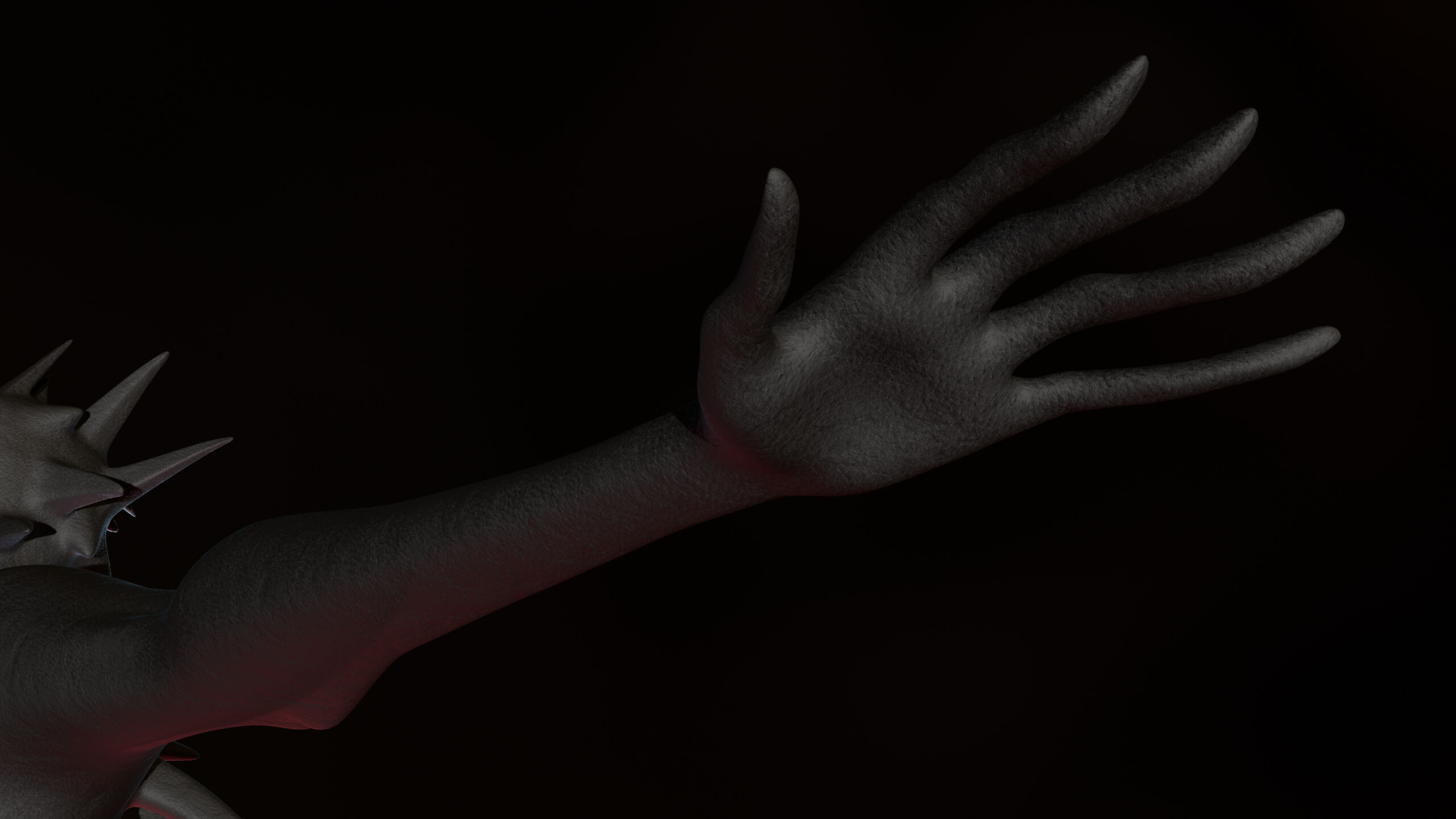 Giant Cursed Slender Entity - 3D Model by CM Studios