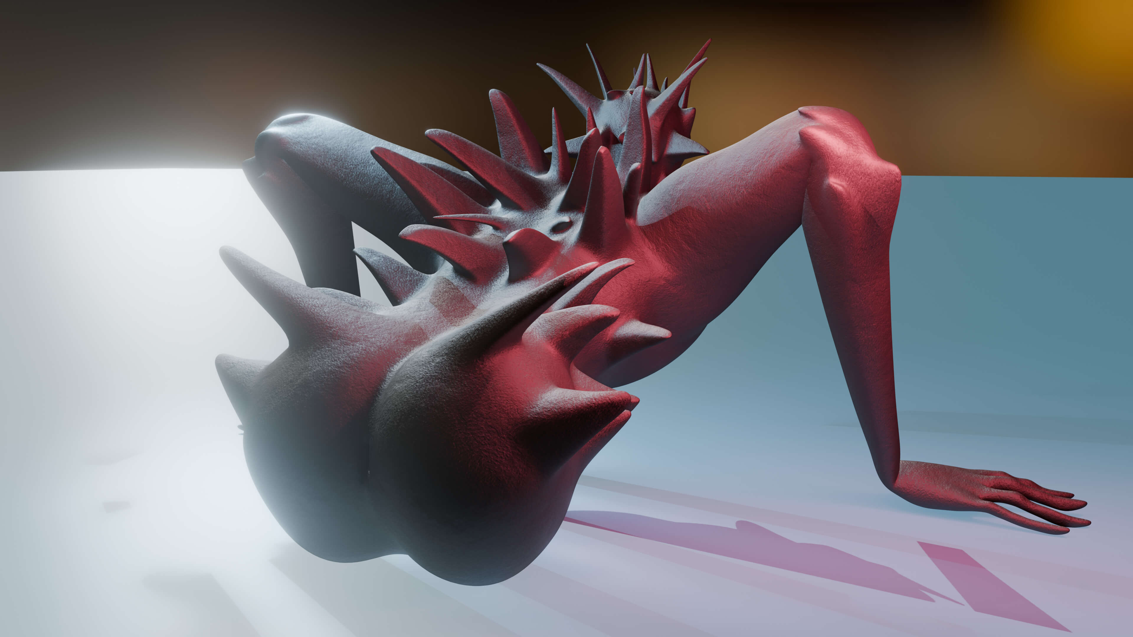 Giant Cursed Slender Entity - 3D Model by CM Studios