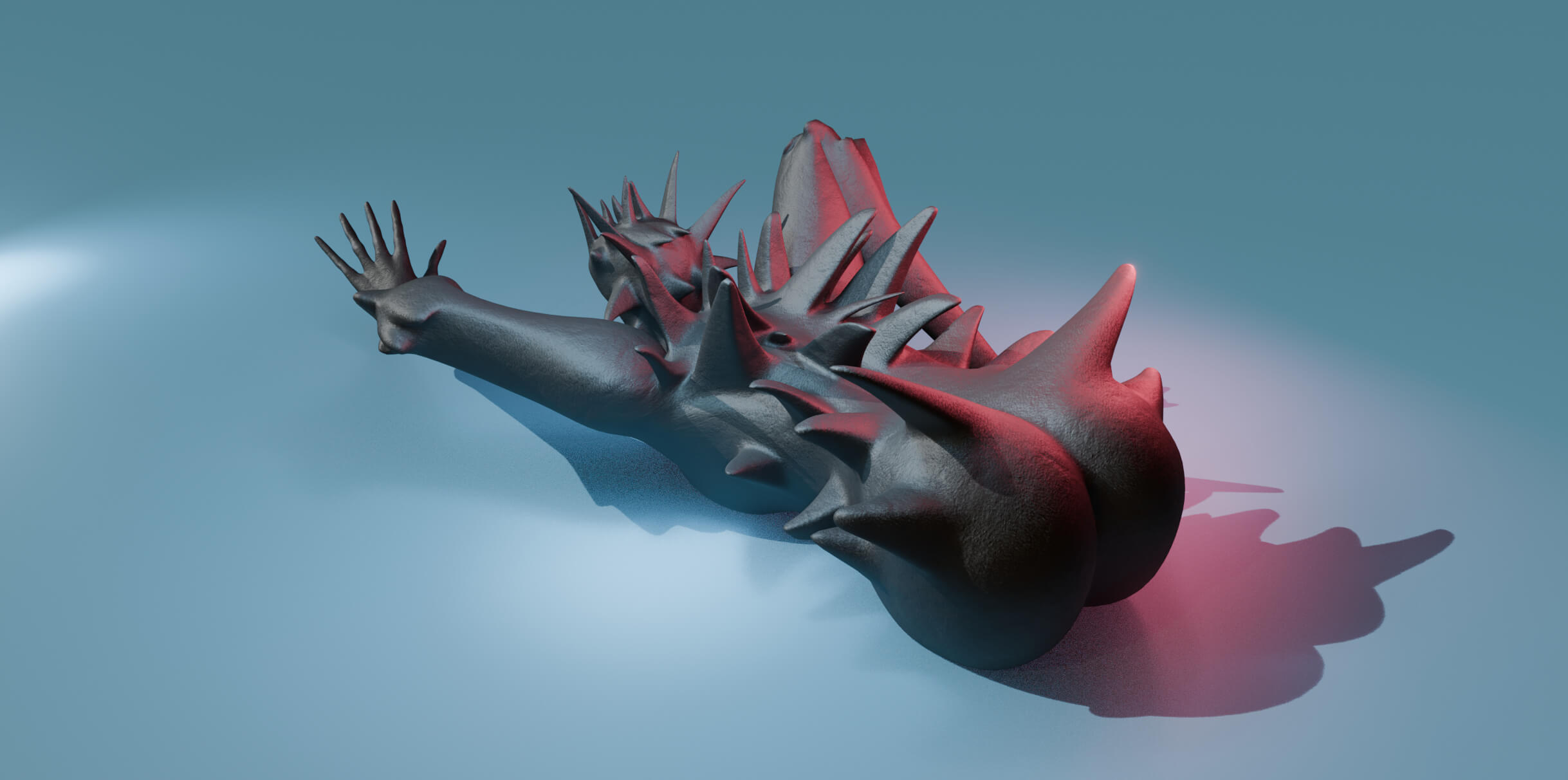 Giant Cursed Slender Entity - 3D Model by CM Studios