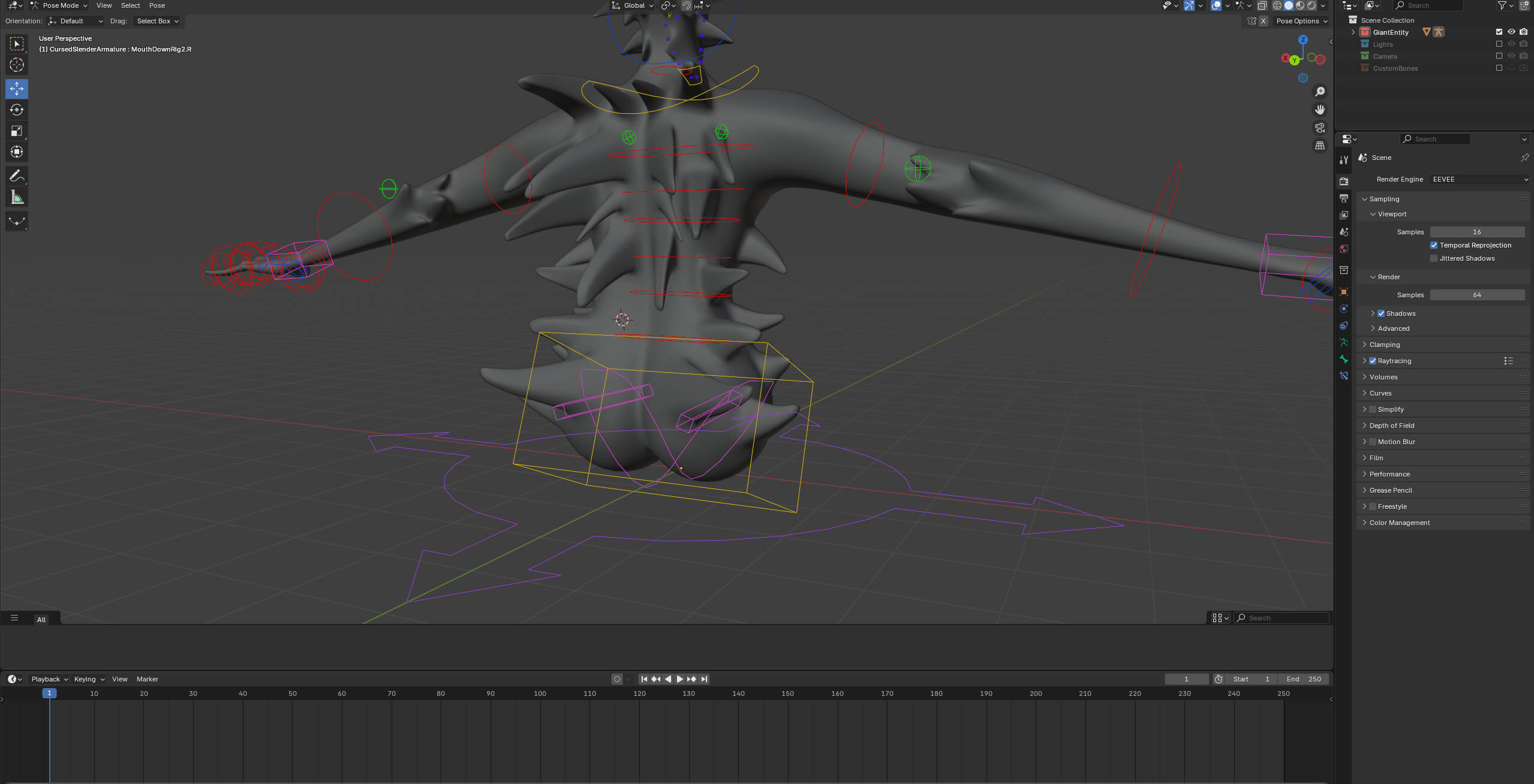 Giant Cursed Slender Entity - 3D Model by CM Studios