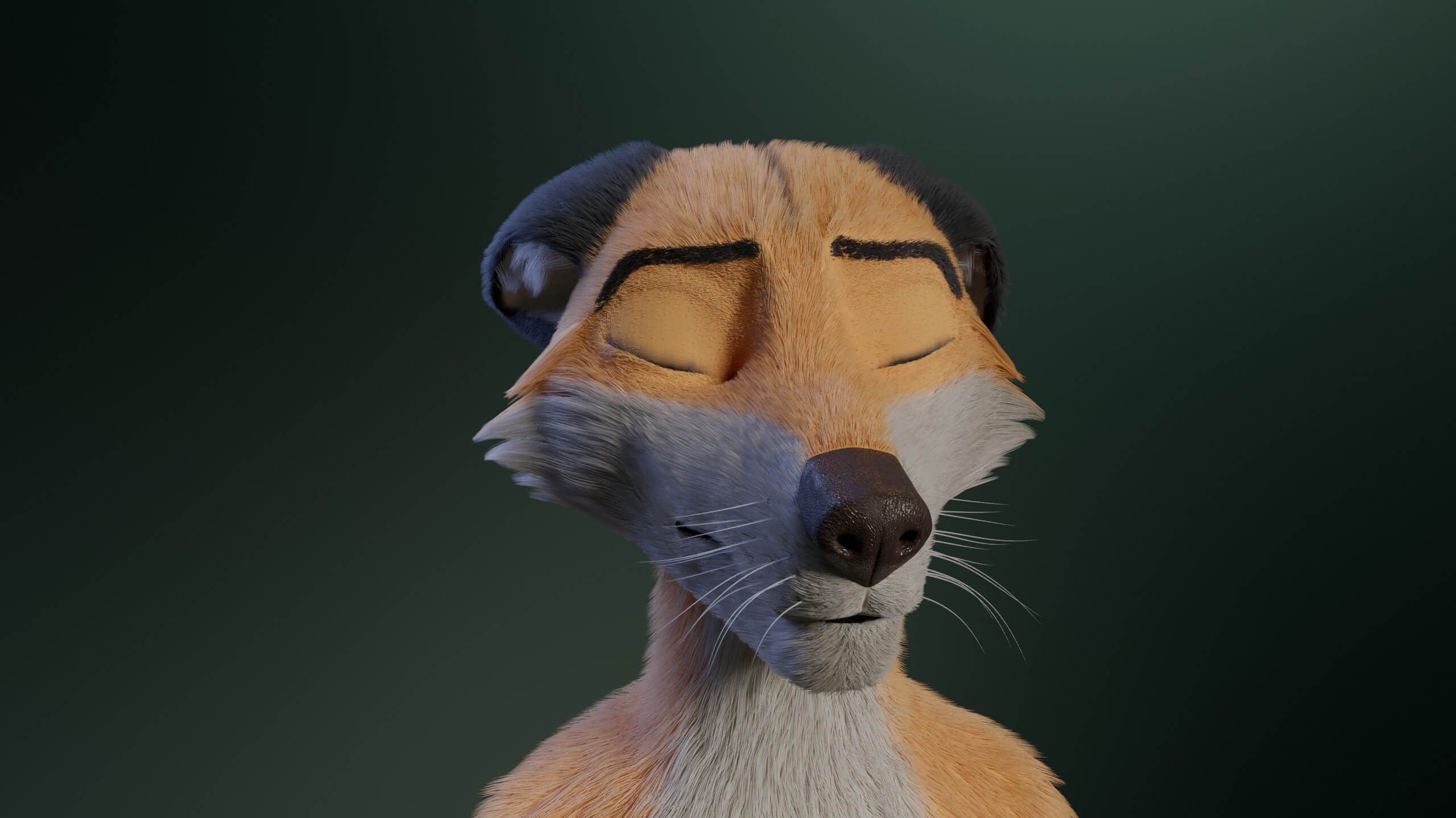 Hassun Anthro Fox - 3D Model by CM Studios
