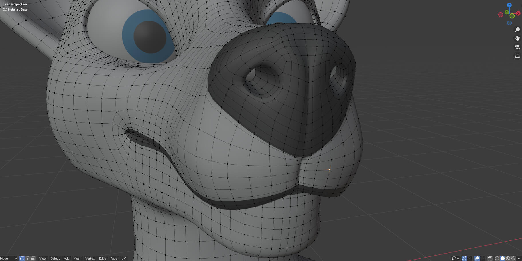 Helena Anthro Wolf - 3D Model by CM Studios