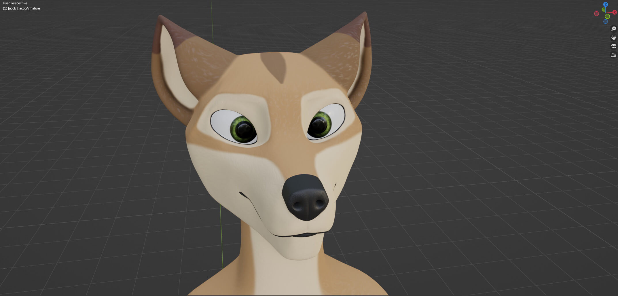 Jacob Anthro Dingo - 3D Model by CM Studios