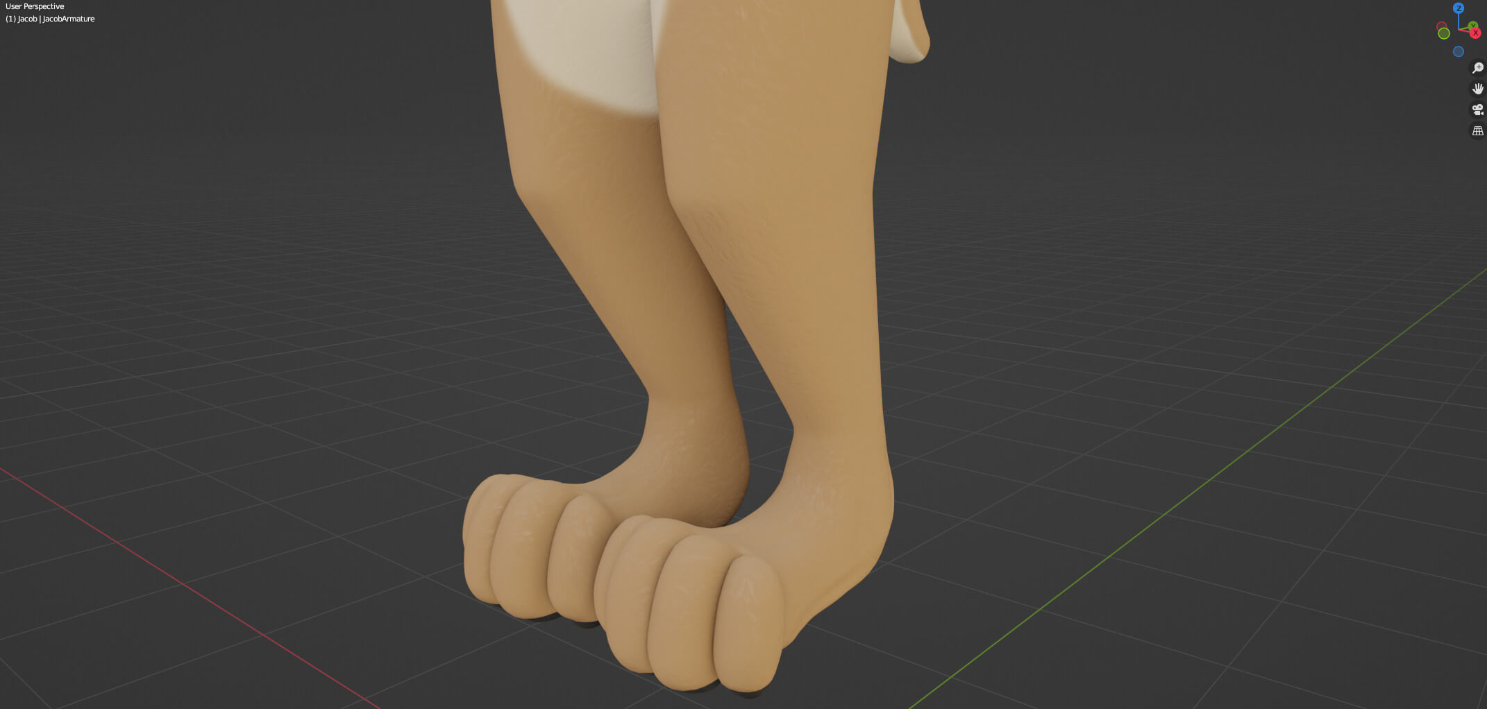 Jacob Anthro Dingo - 3D Model by CM Studios