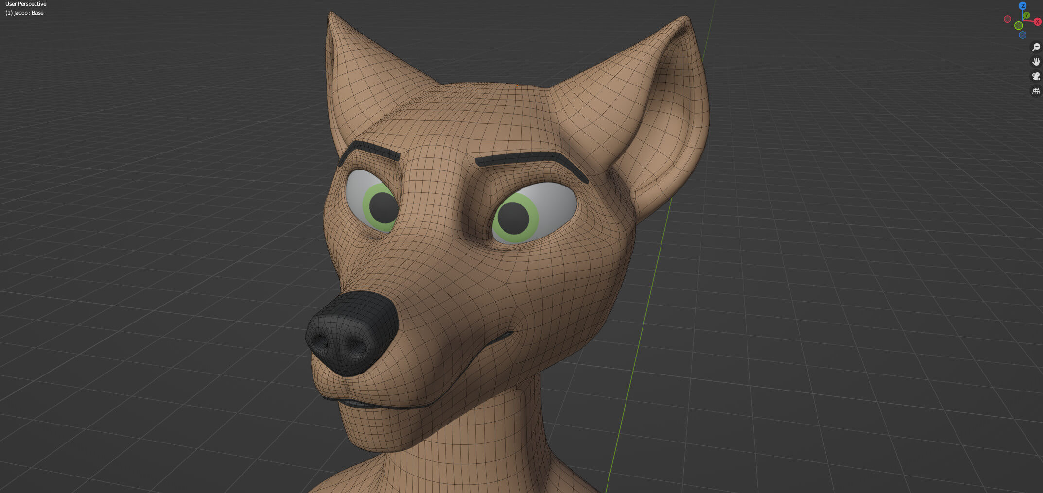 Jacob Anthro Dingo - 3D Model by CM Studios