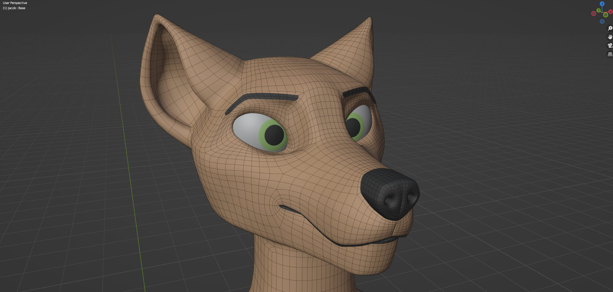 Jacob Anthro Dingo - 3D Model by CM Studios