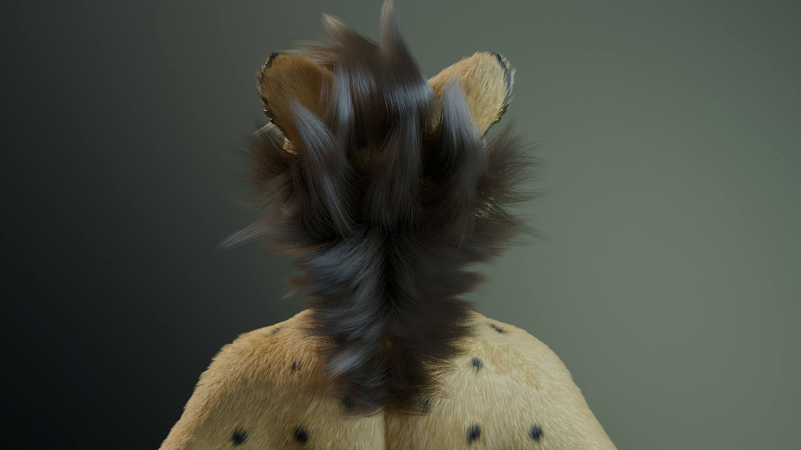 Jade Anthro Cheetah - 3D Model by CM Studios