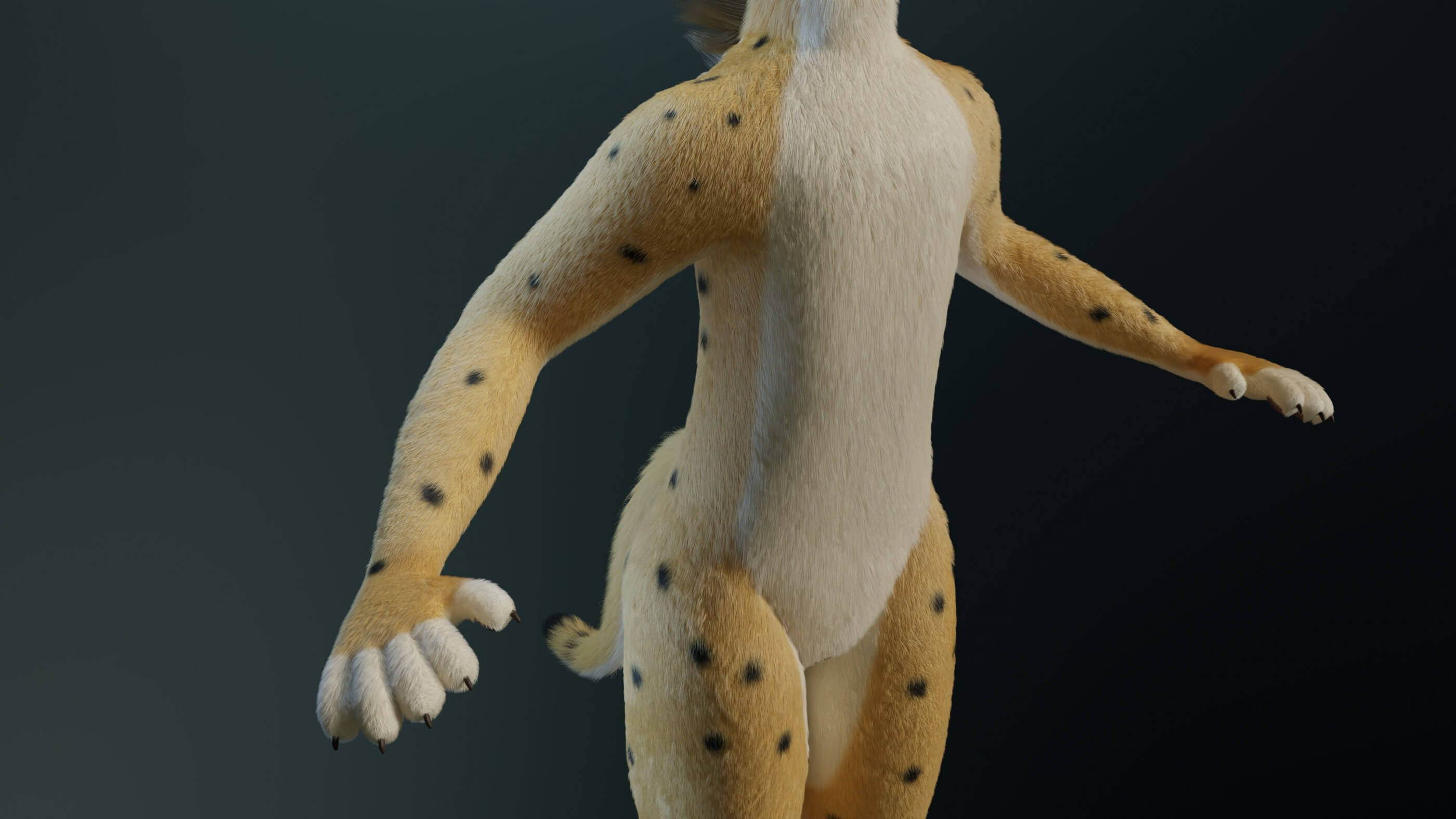 Jade Anthro Cheetah - 3D Model by CM Studios
