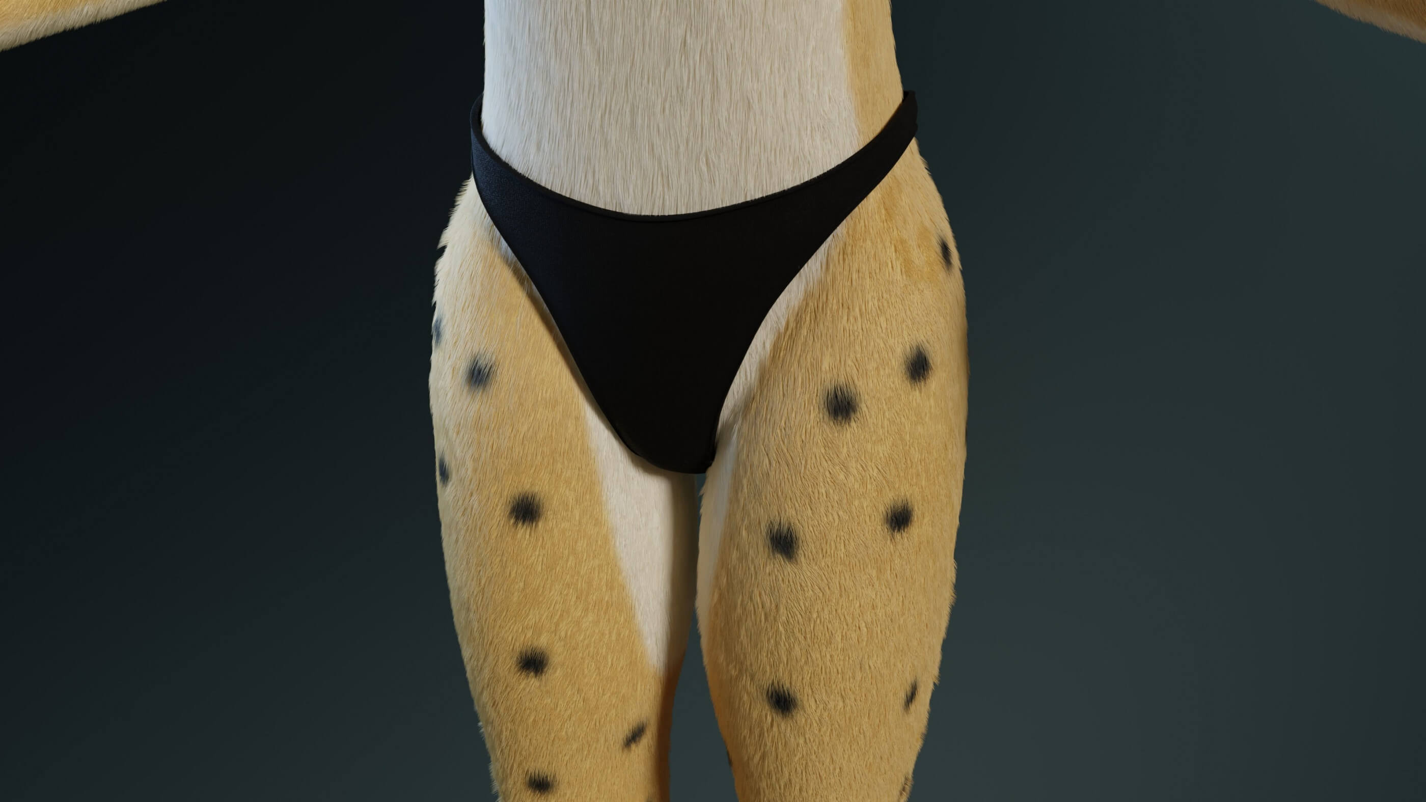 Jade Anthro Cheetah - 3D Model by CM Studios