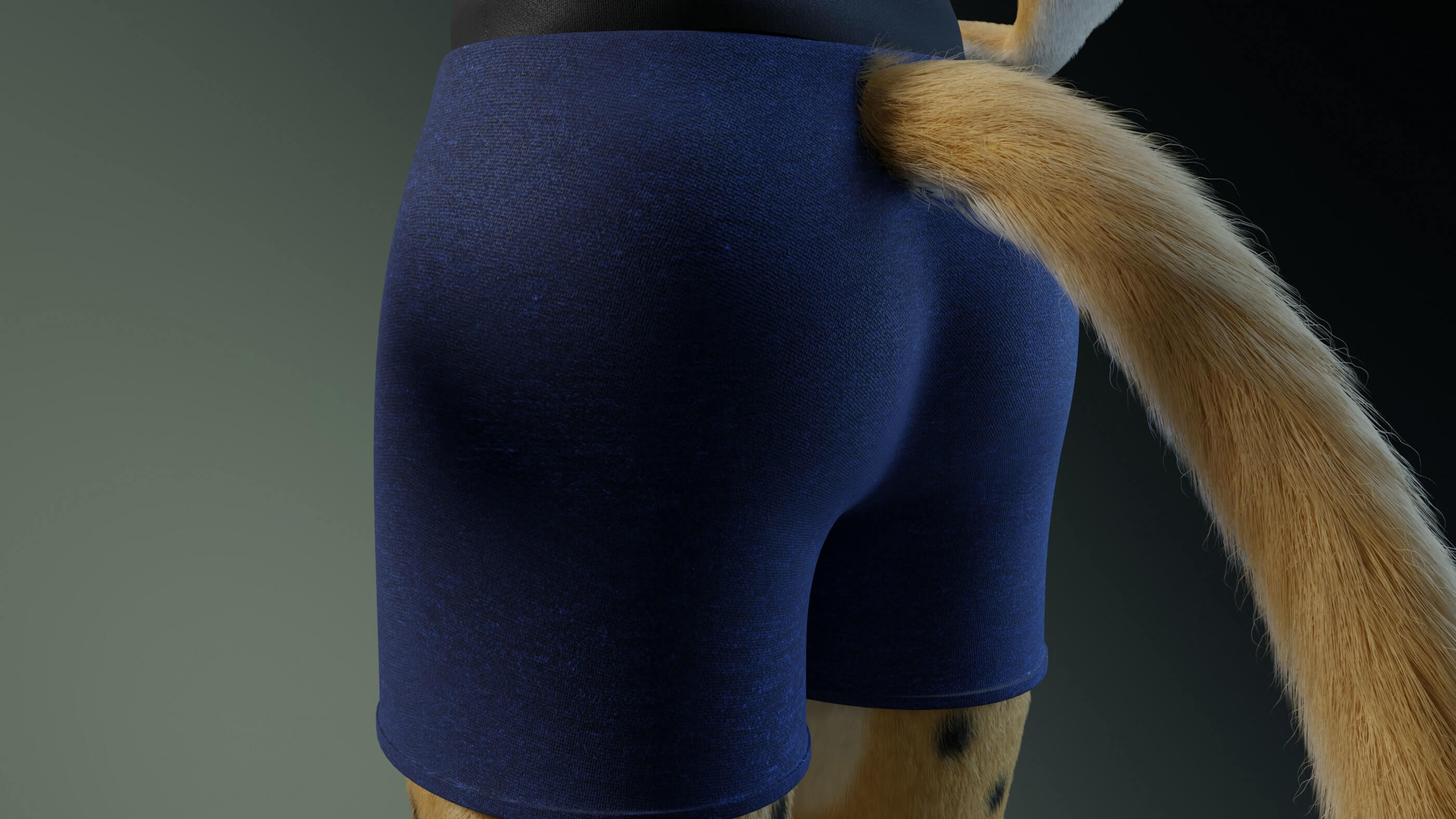 Jade Anthro Cheetah - 3D Model by CM Studios