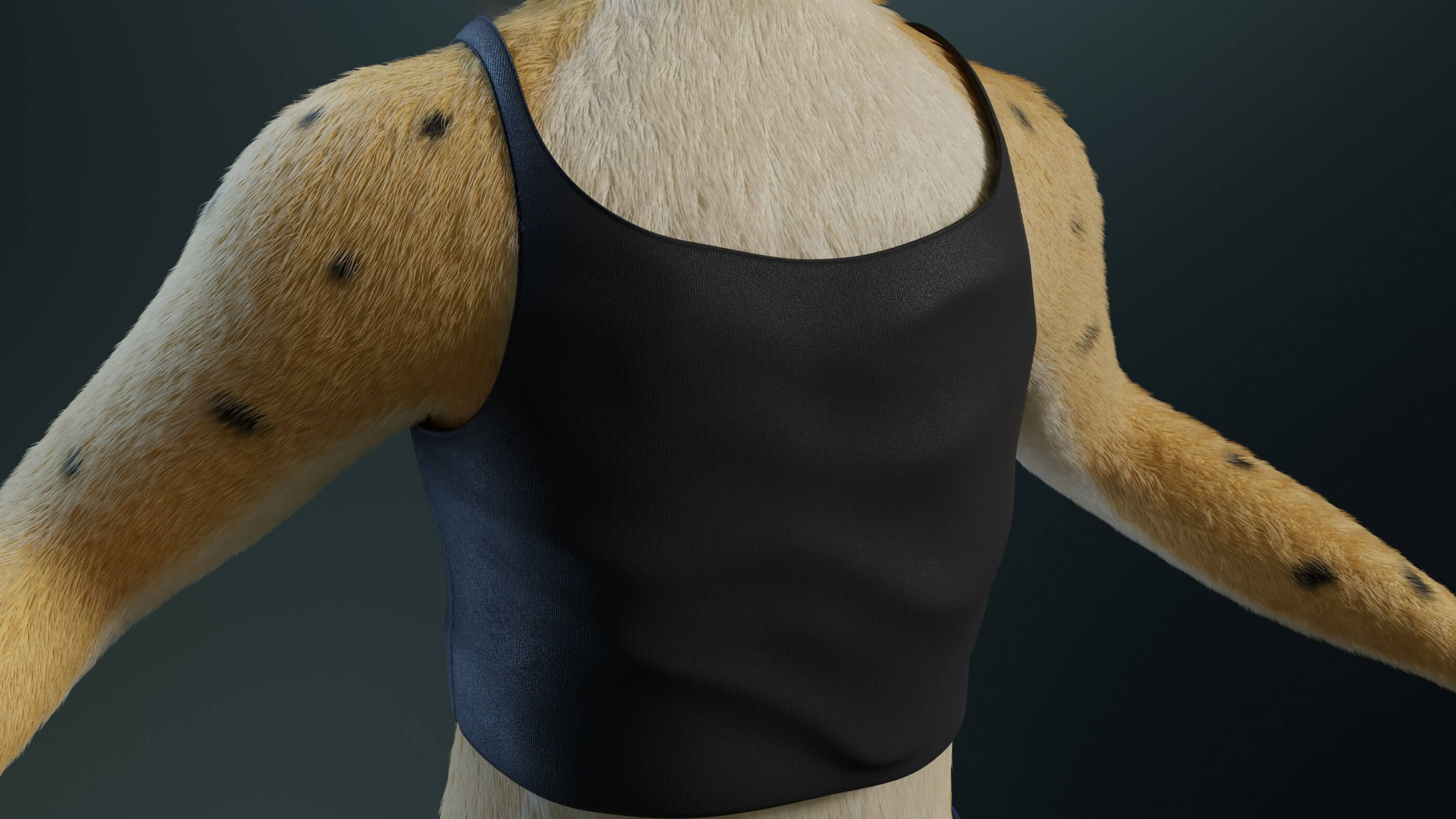 Jade Anthro Cheetah - 3D Model by CM Studios