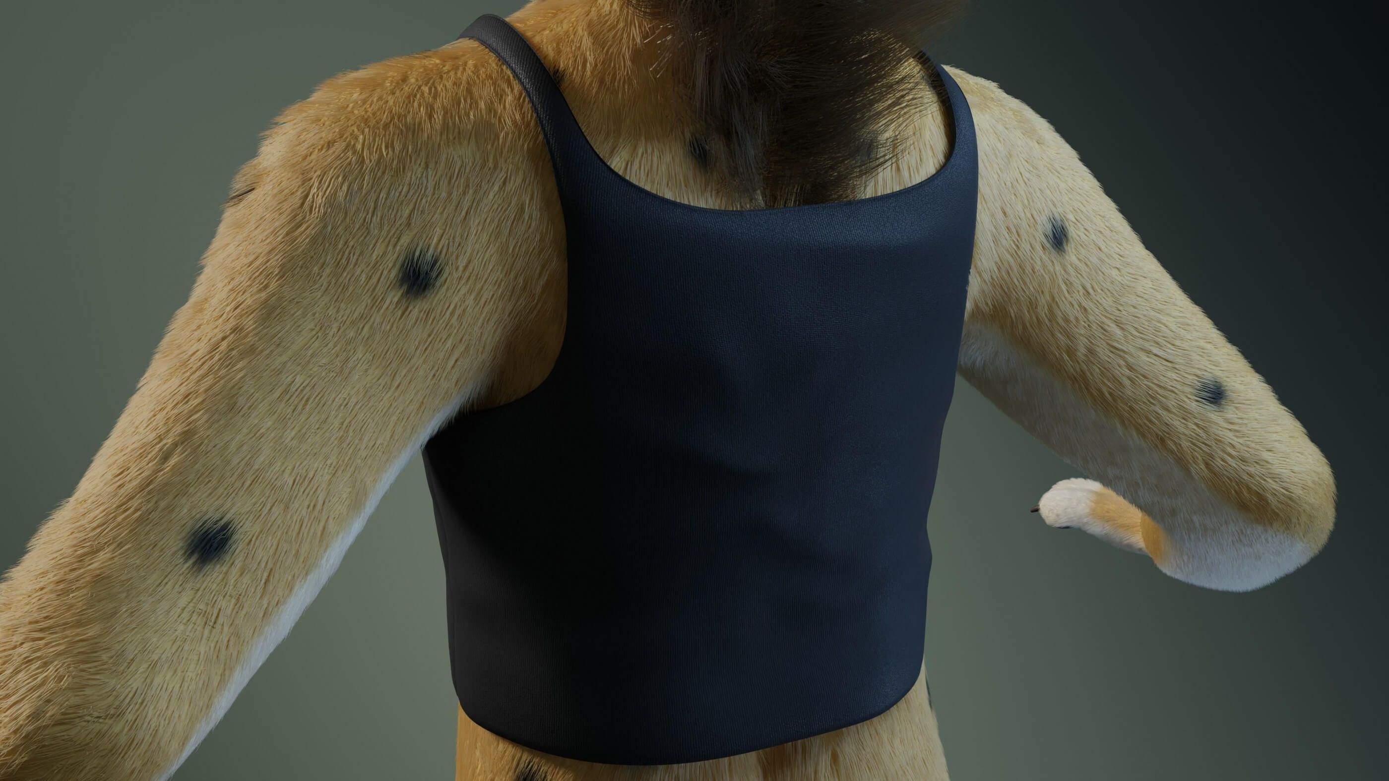 Jade Anthro Cheetah - 3D Model by CM Studios