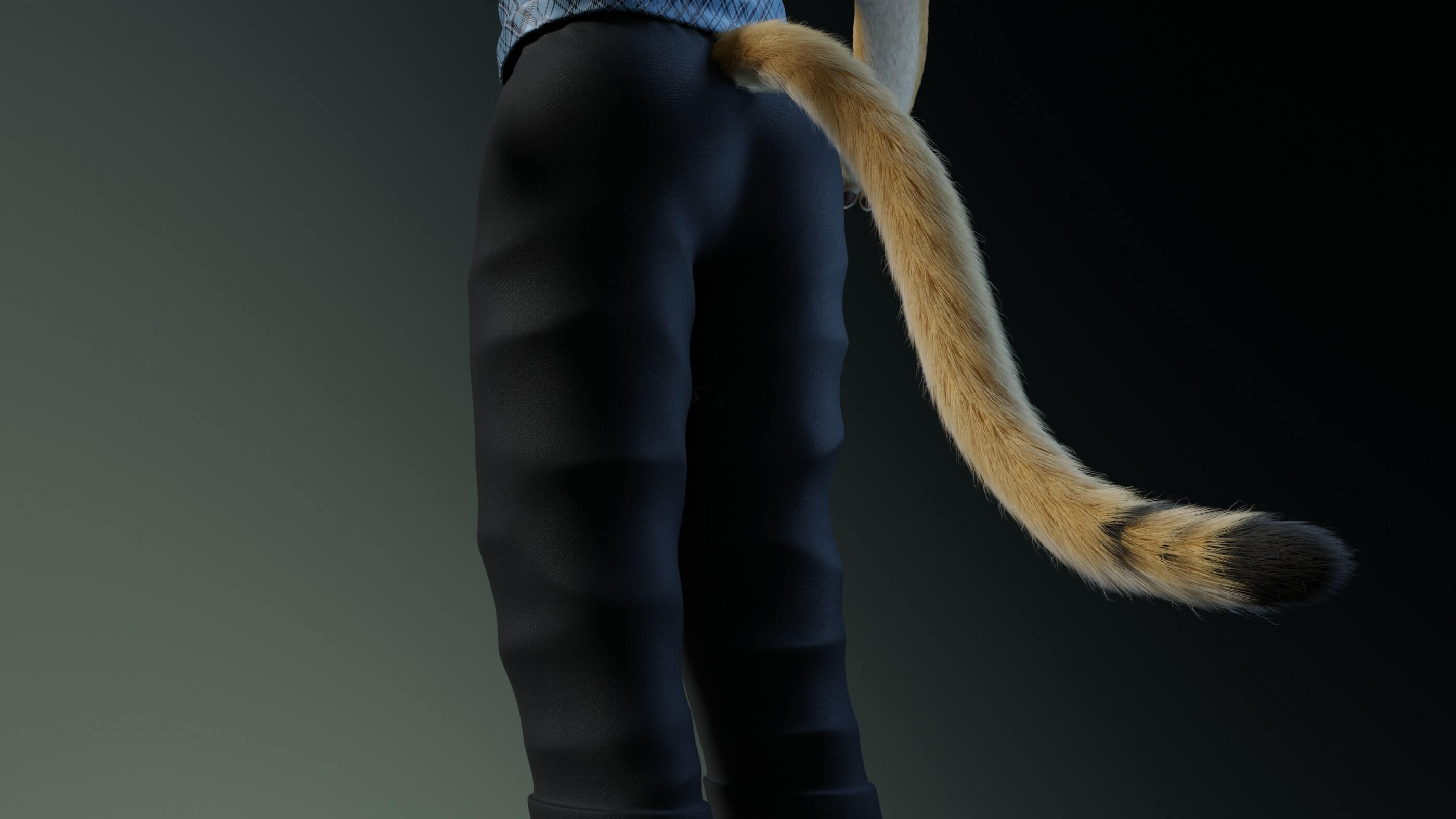 Jade Anthro Cheetah - 3D Model by CM Studios