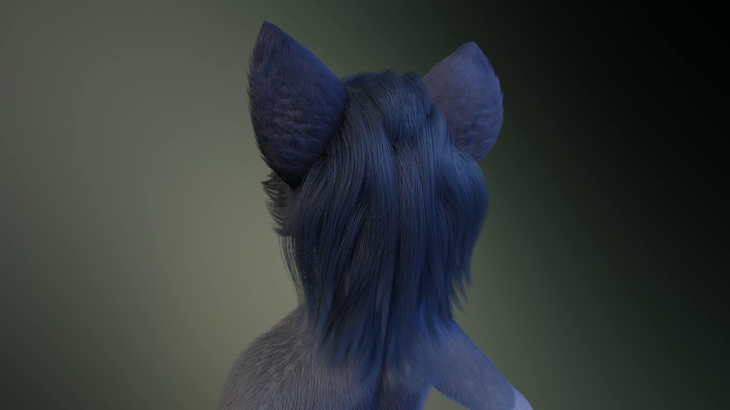 Jennifer Anthro Wolf - 3D Model by CM Studios