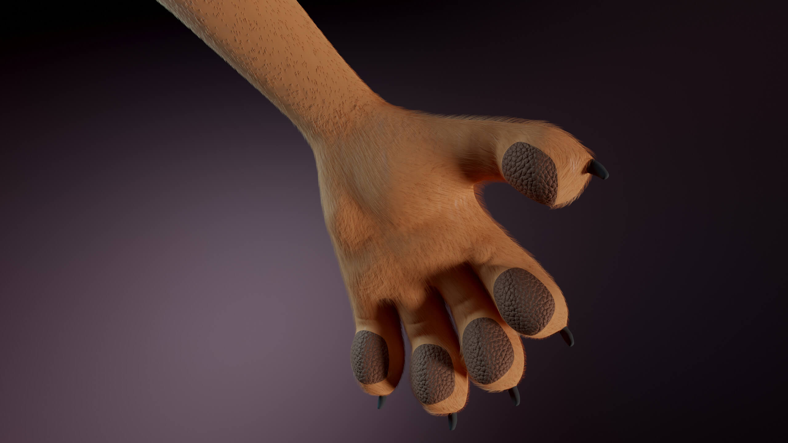 John Anthro Tiger - 3D Model by CM Studios