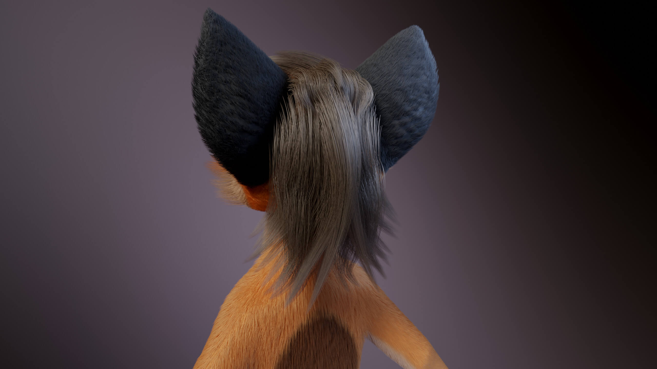 Jully Anthro Fox - 3D Model by CM Studios