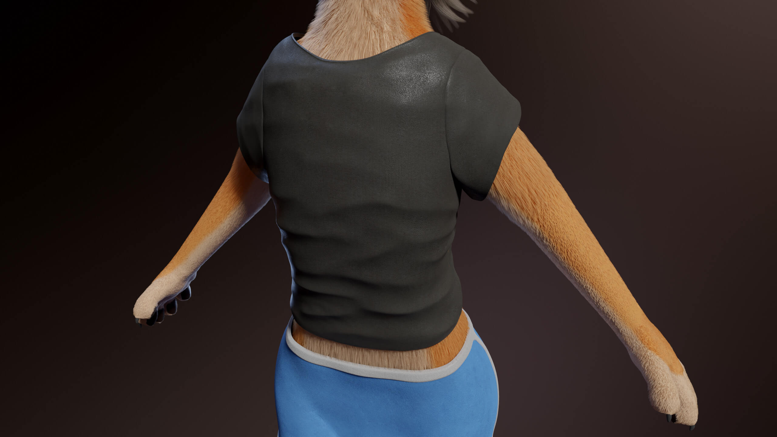 Jully Anthro Fox - 3D Model by CM Studios