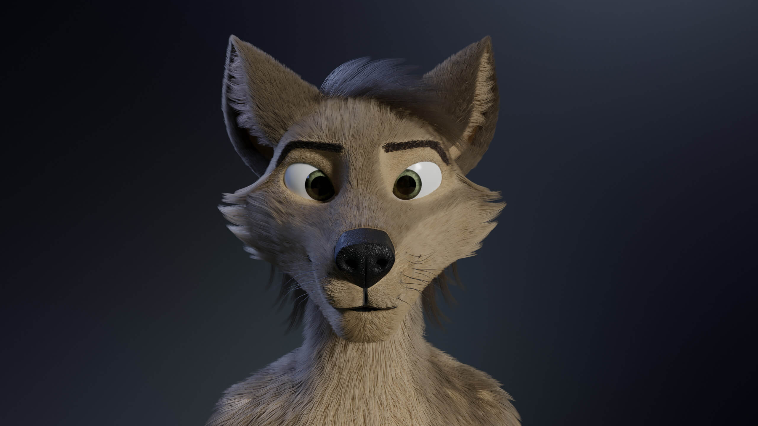 Kadu Anthro Wolf - 3D Model by CM Studios