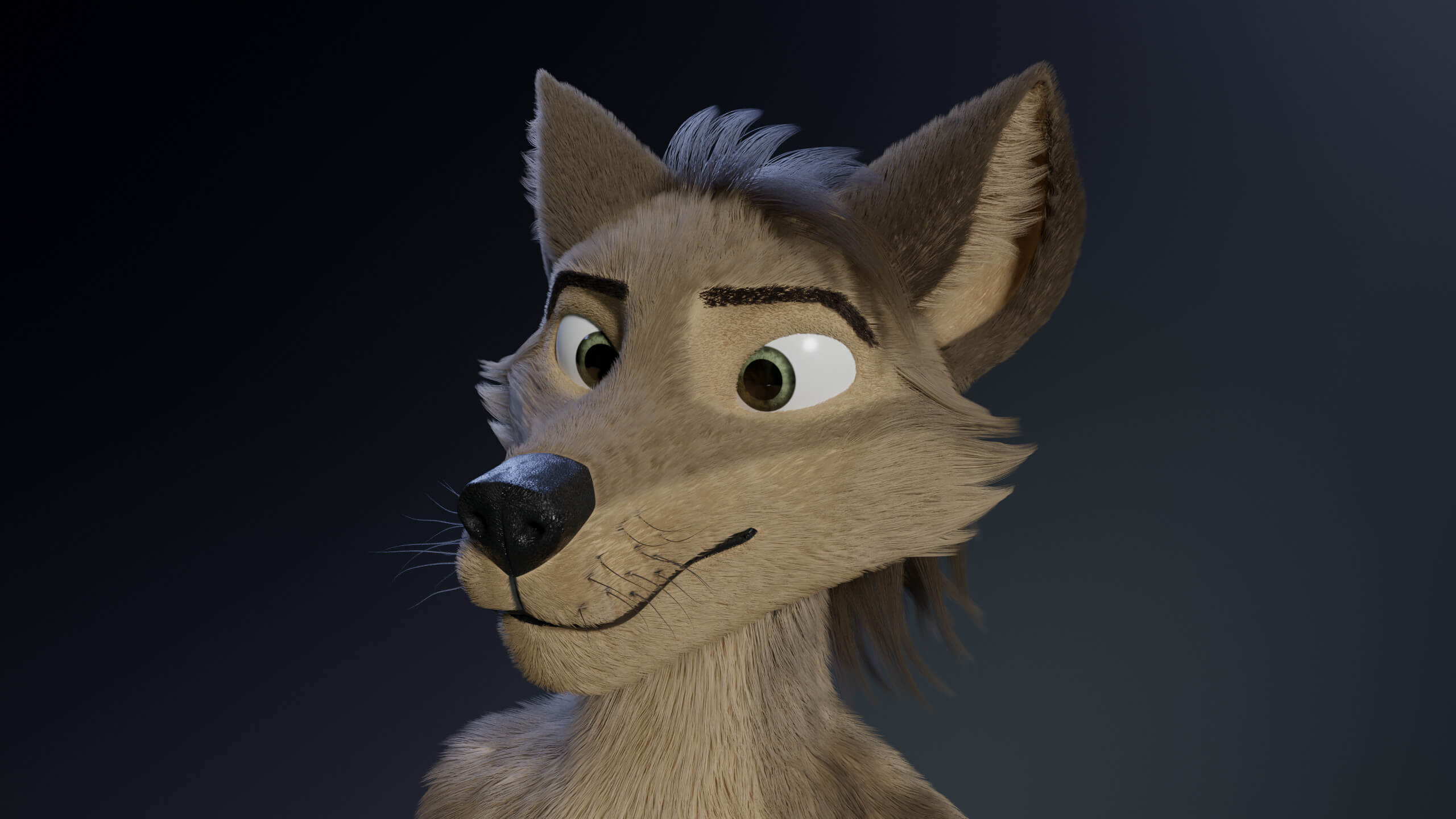 Kadu Anthro Wolf - 3D Model by CM Studios