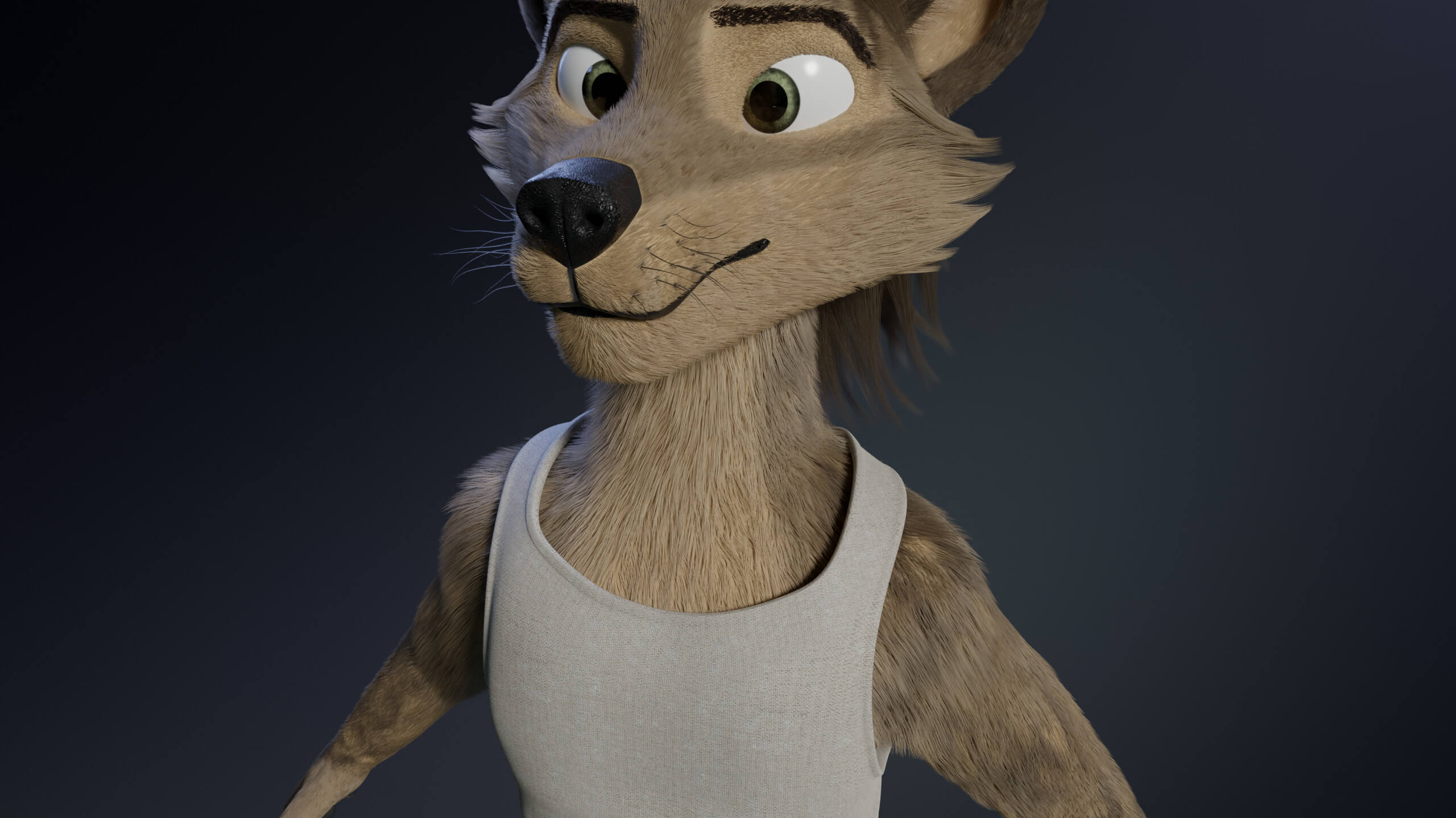 Kadu Anthro Wolf - 3D Model by CM Studios