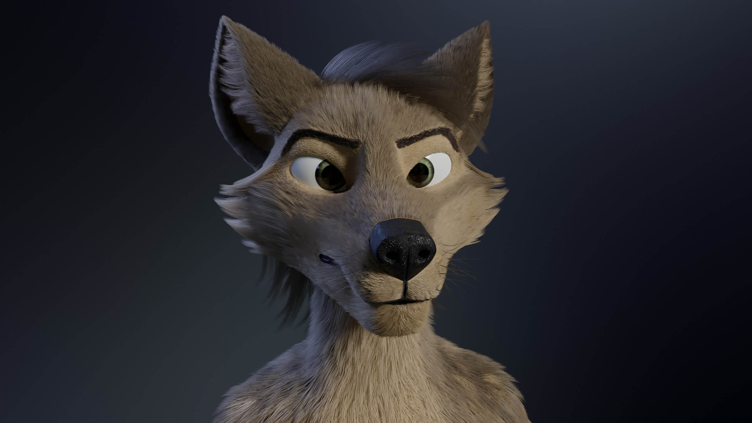 Kadu Anthro Wolf - 3D Model by CM Studios