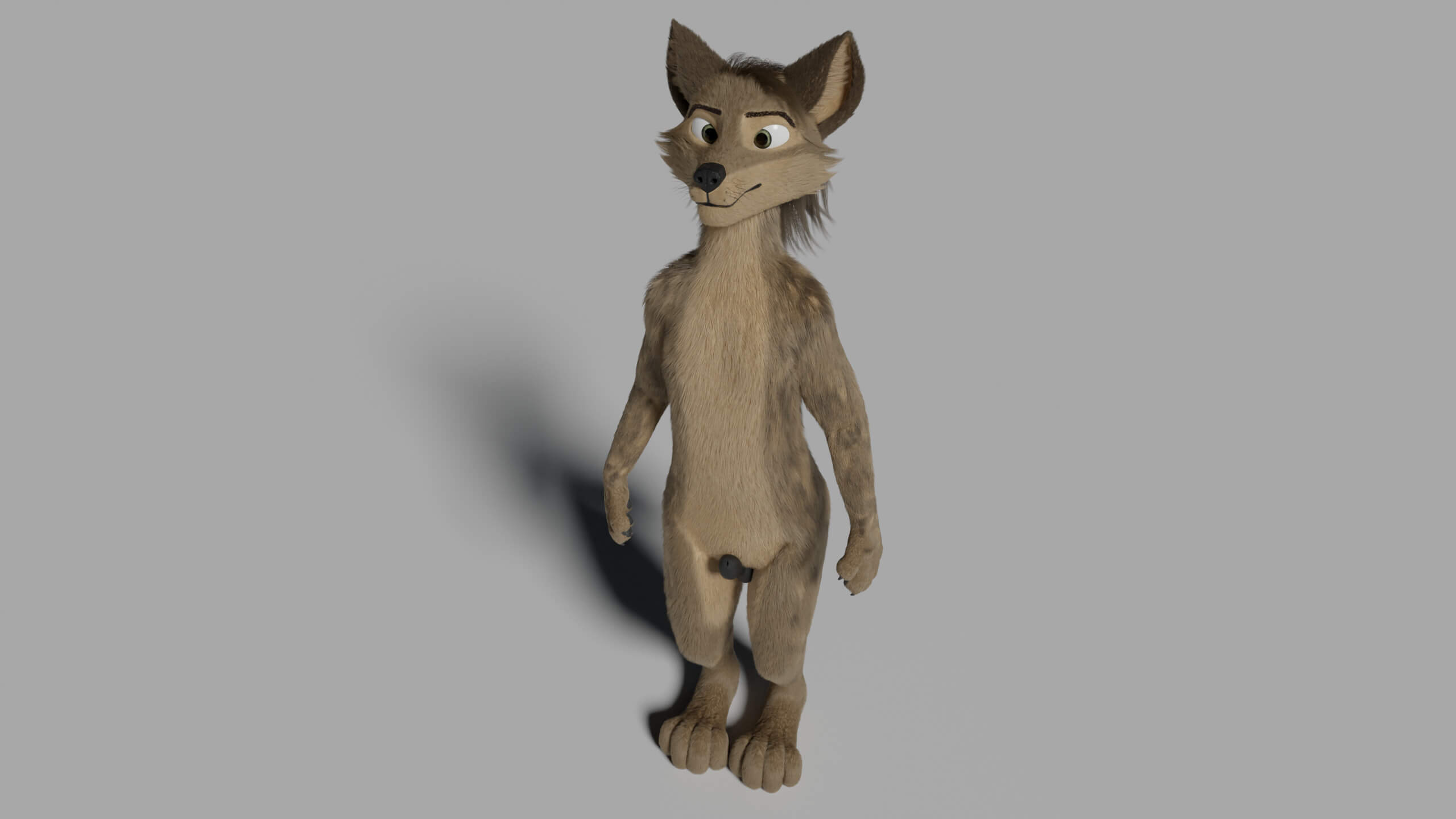 Kadu Anthro Wolf - 3D Model by CM Studios