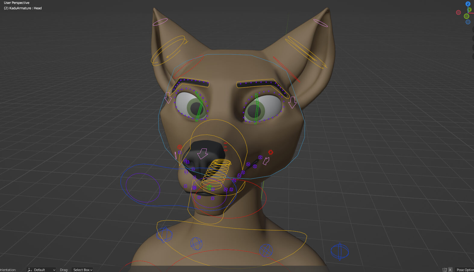 Kadu Anthro Wolf - 3D Model by CM Studios