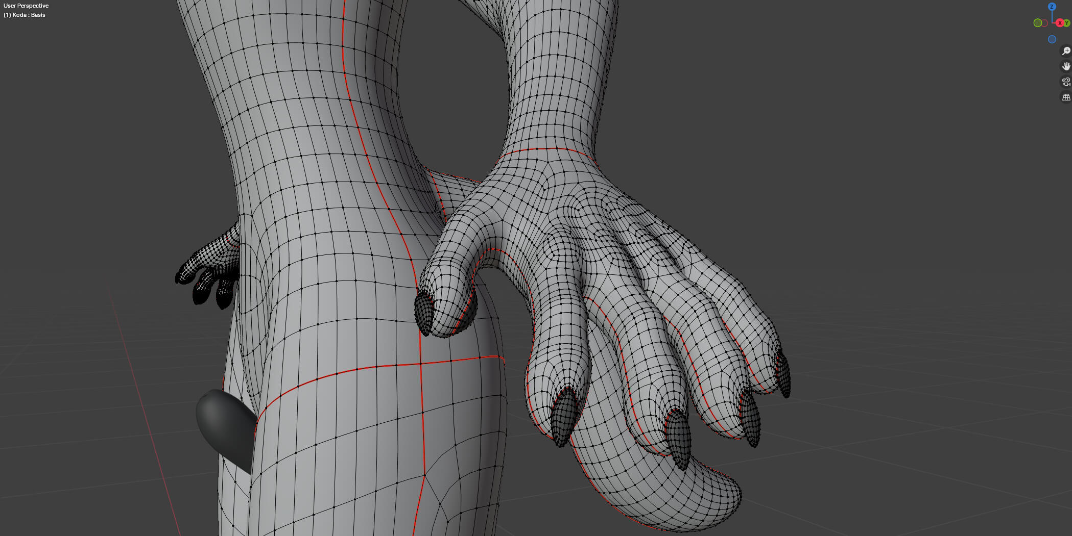 Koda Anthro Wolf - 3D Model by CM Studios