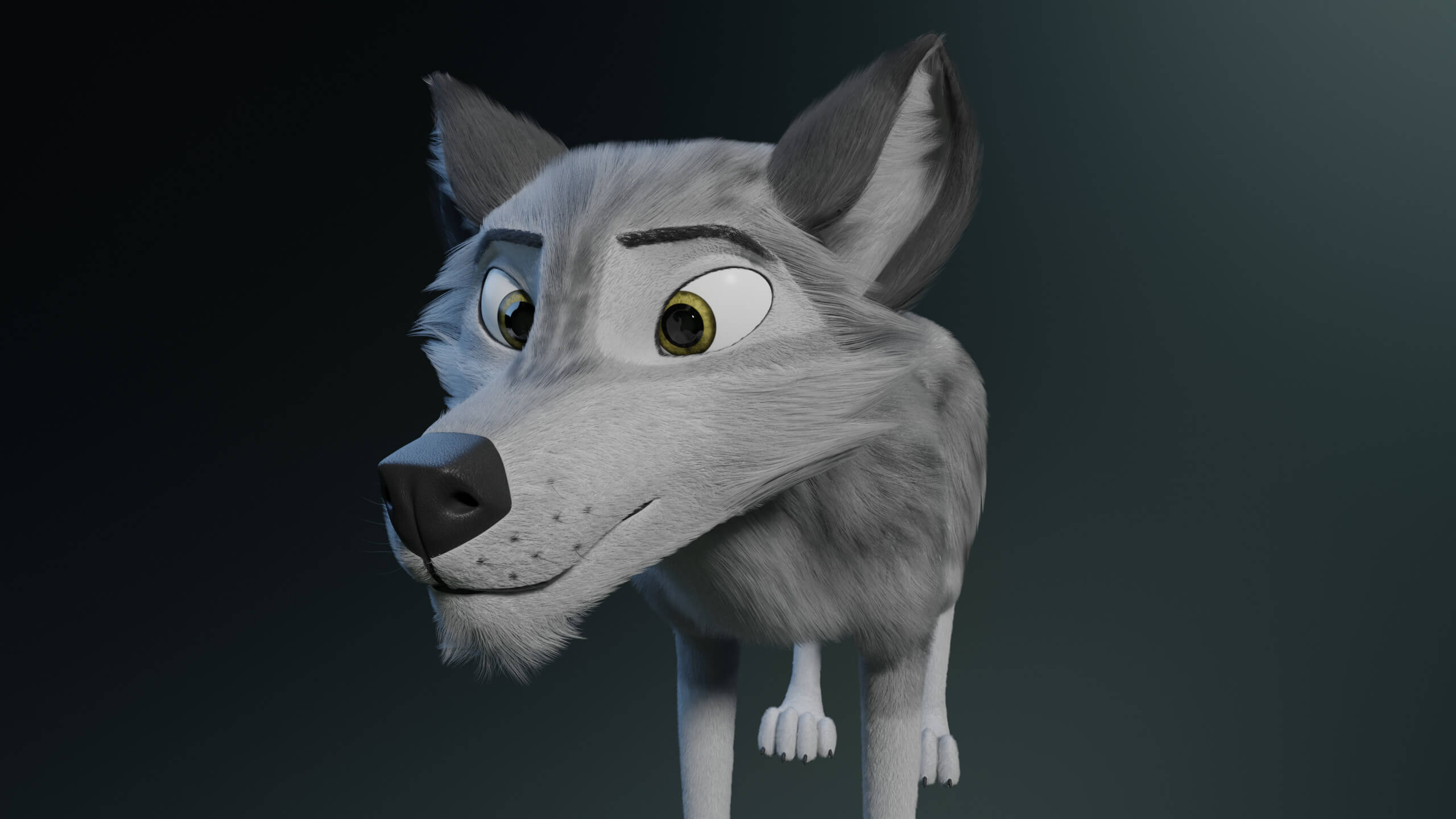 Kodai Wolf 3D Model by CM Studios