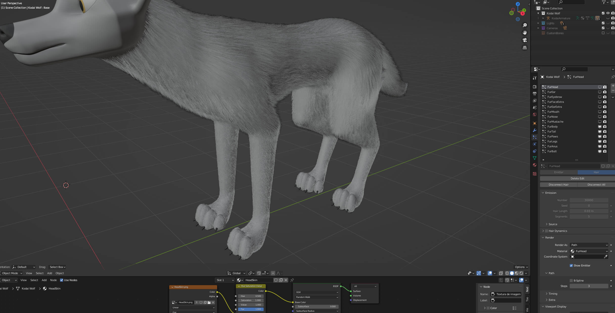 Kodai Wolf 3D Model by CM Studios